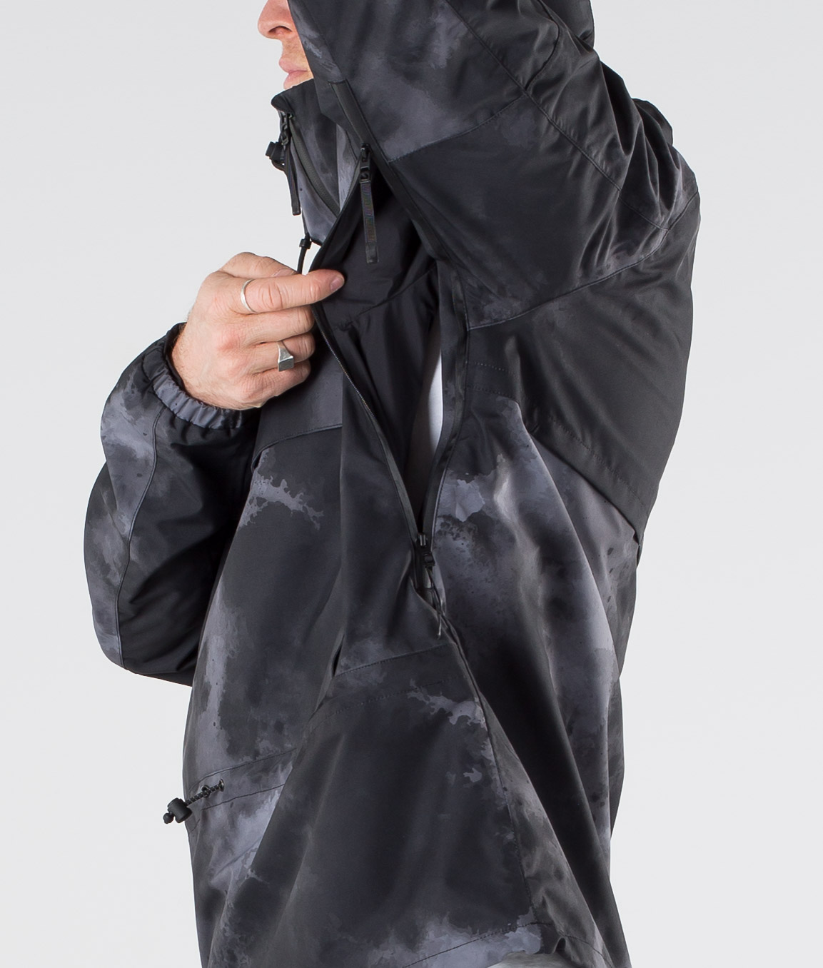 Dope Hiker 2020 Outdoor Jacket Men Black Batik | Dopesnow AU