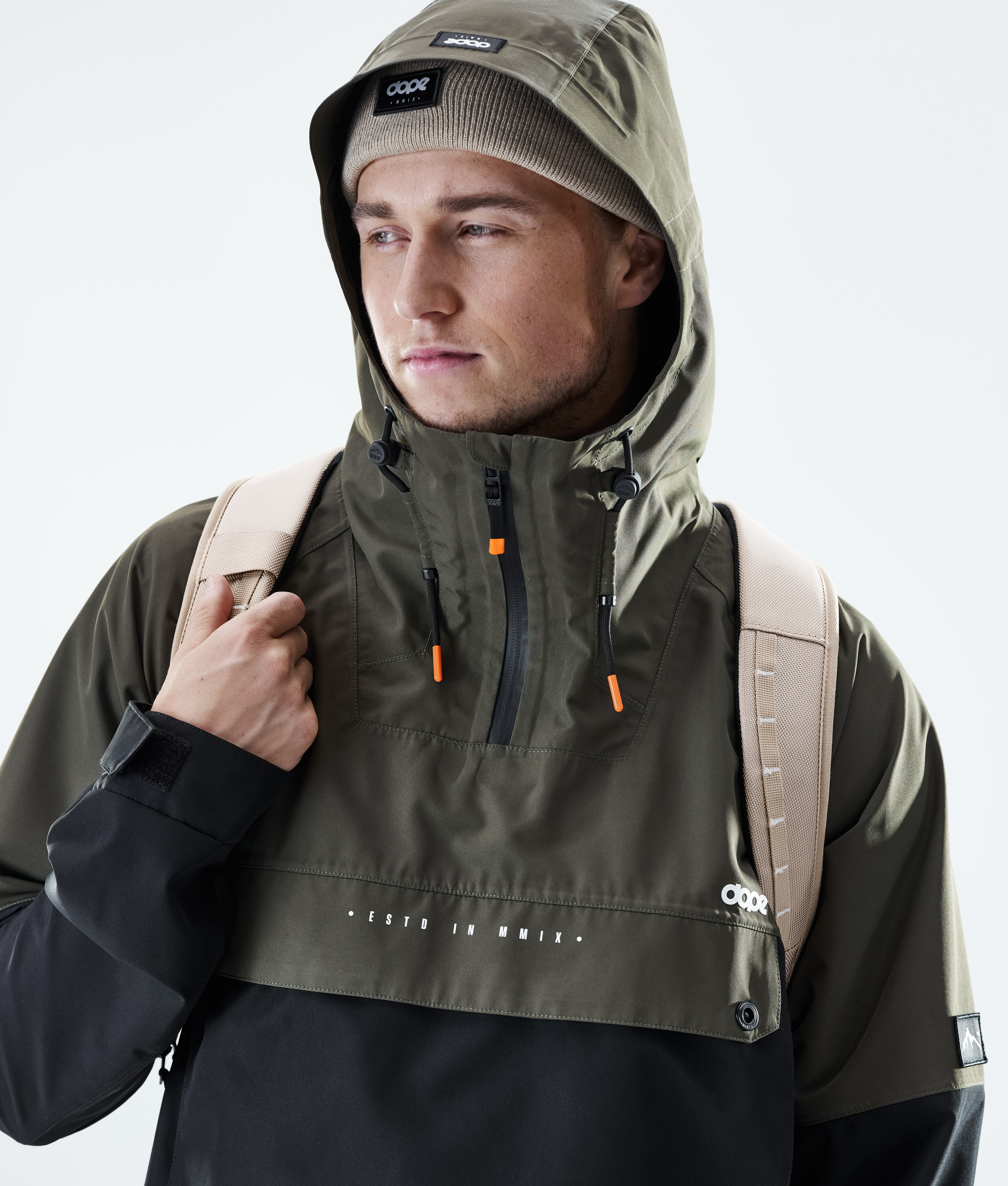Dope Hiker Miesten Ulkoilutakki Olive Green Black Vihre Ridestore fi