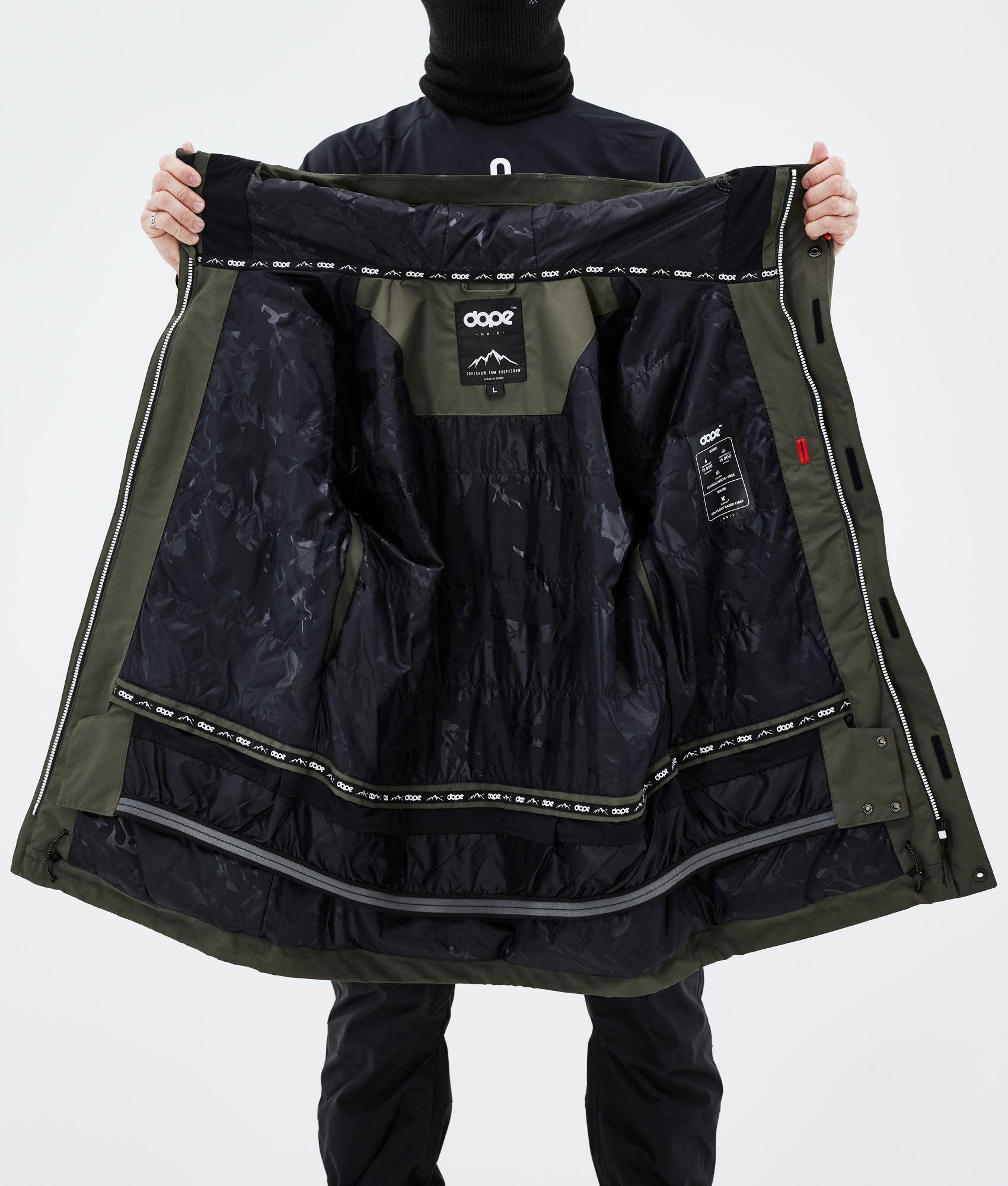 Dope Adept 2021 Ski Jacket Men Olive Green | Ridestore.com