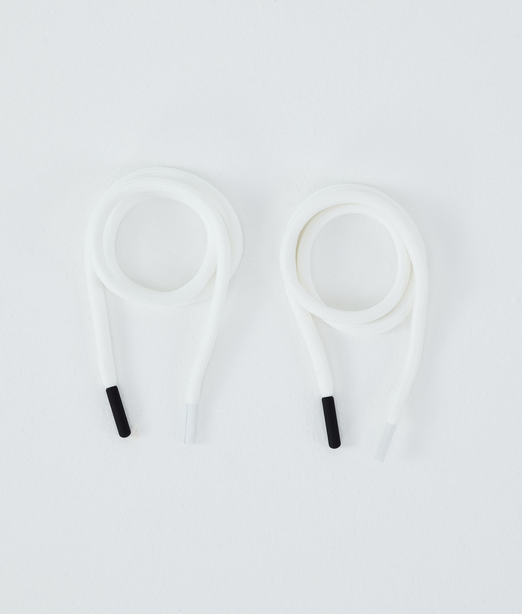 Drawstring Hood/Waist Replacement Parts White with black tip | Dopesnow.com