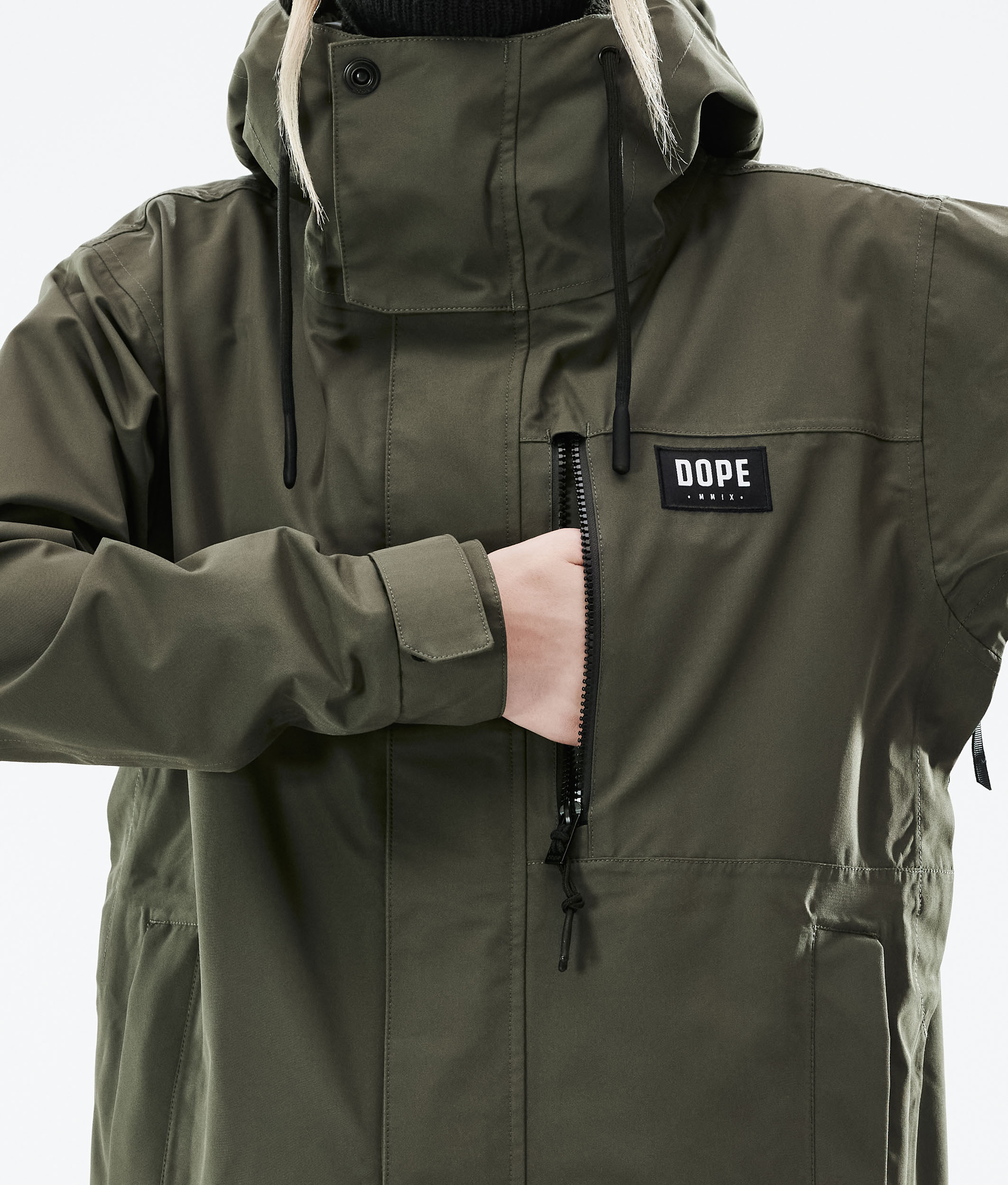 Dope Blizzard FZ W Women's Snowboard Jacket Olive Green | Dopesnow.com