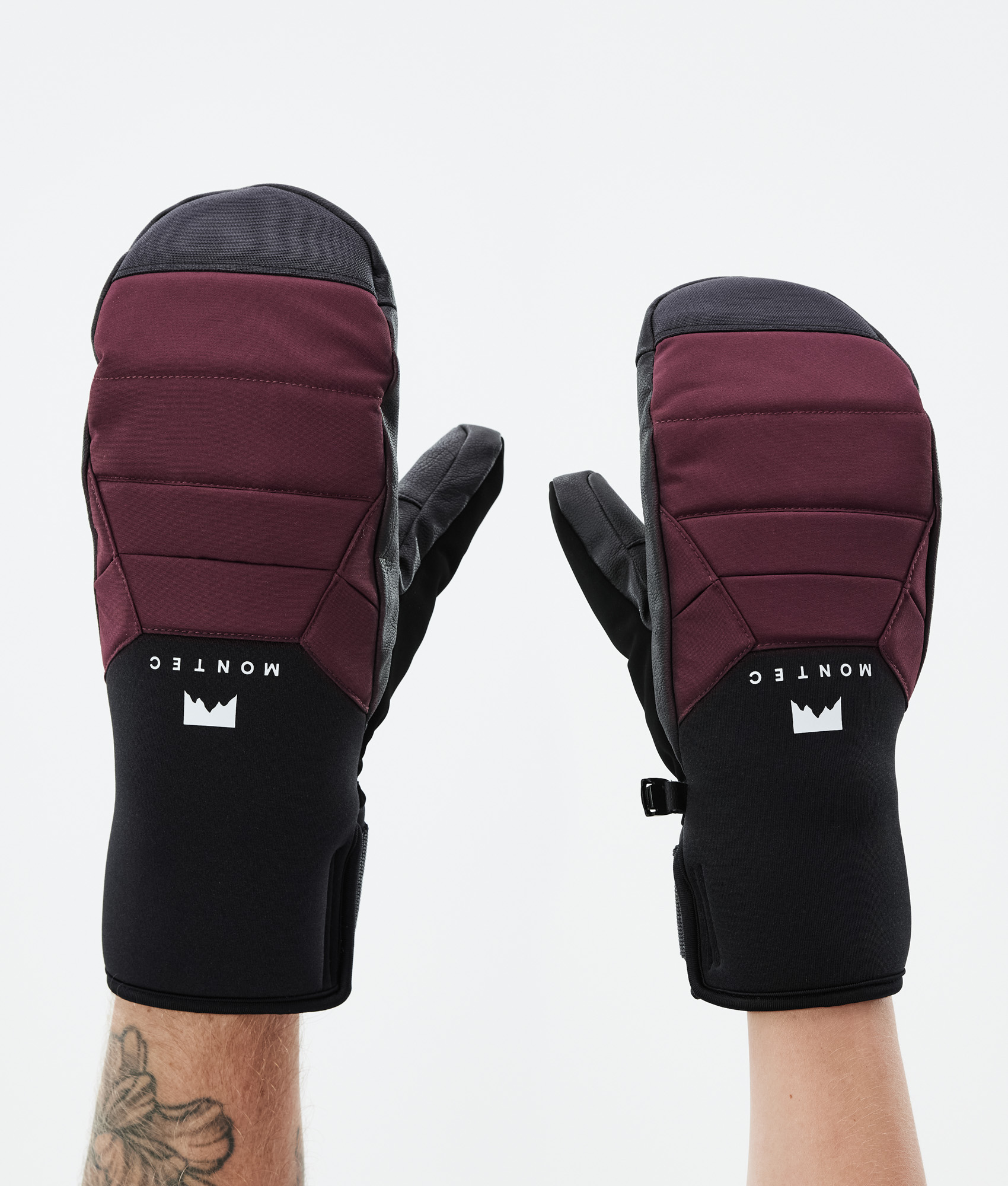 Montec Kilo Snow Mittens Men Pink | Montecwear.com