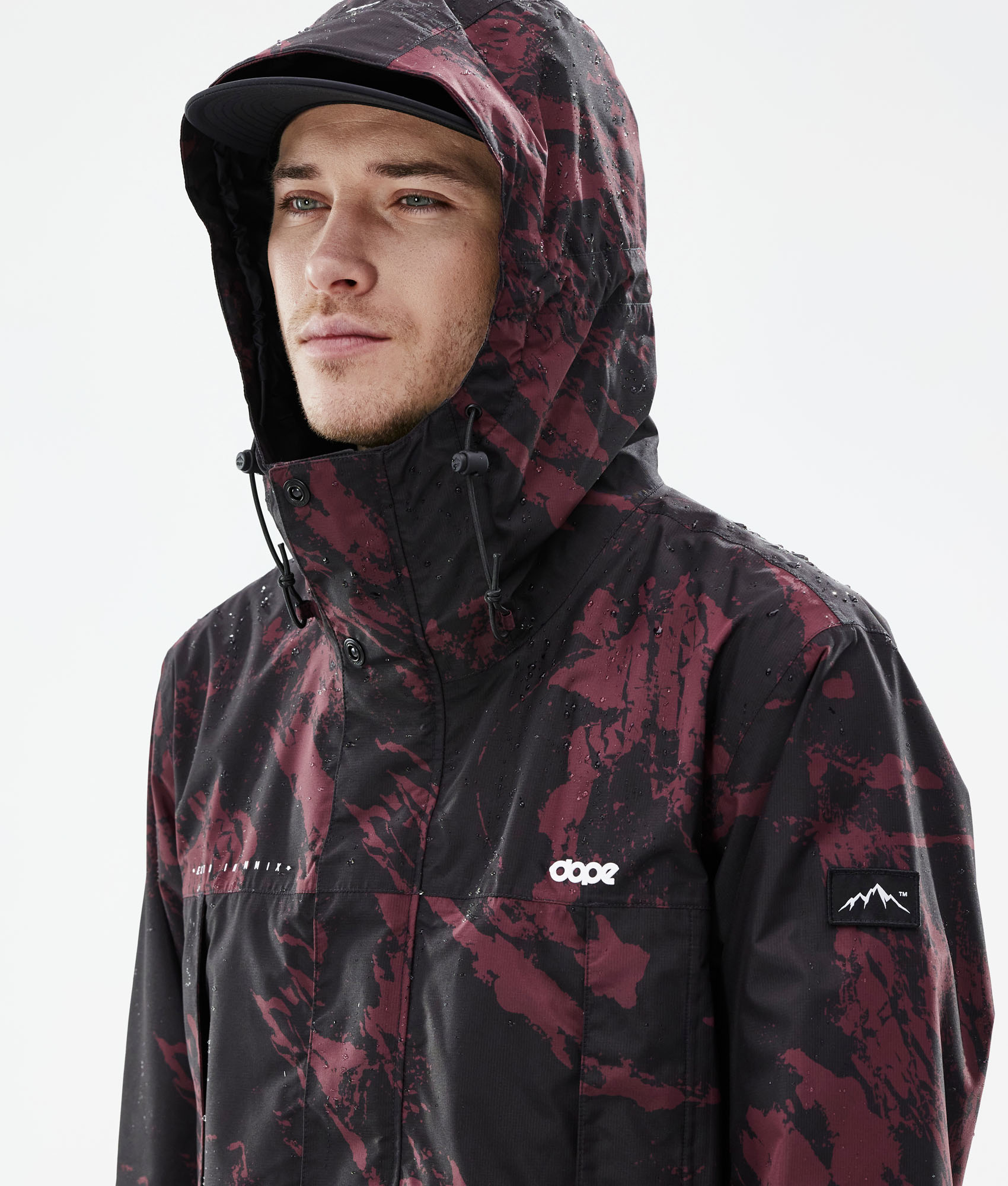 Dope Ranger Light Outdoor Jacket Men Paint Burgundy | Dopesnow.com
