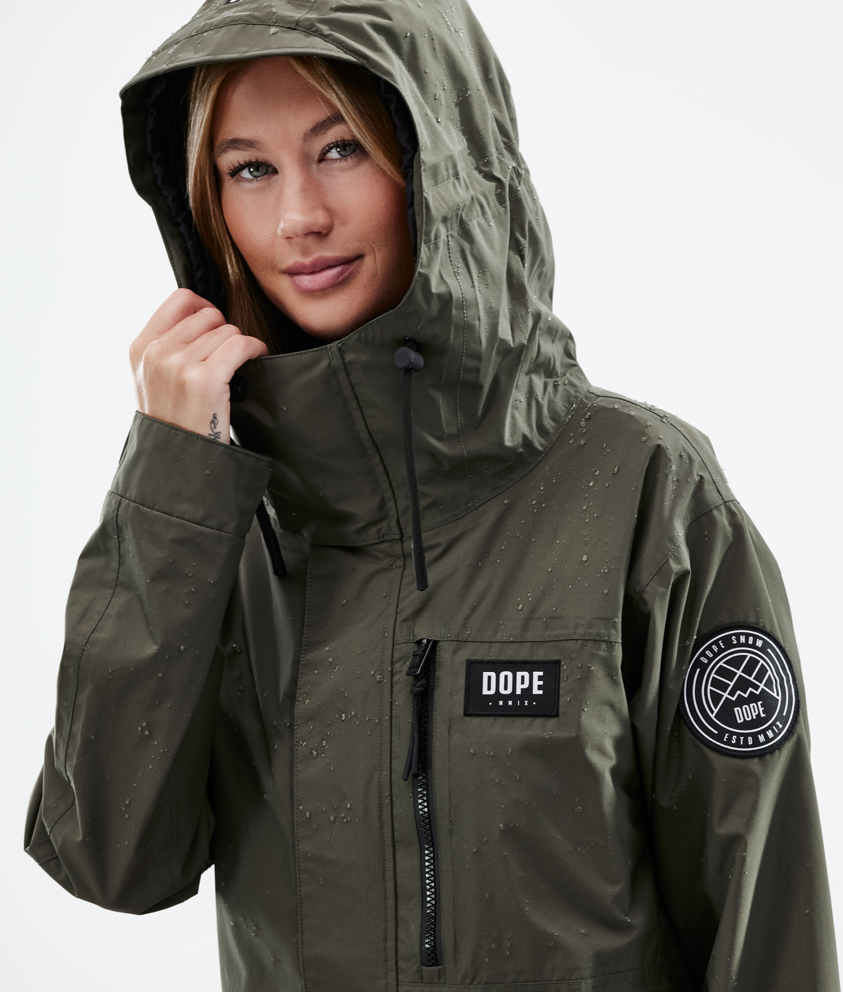Dope Blizzard FZ Light W Women's Outdoor Jacket Olive Green | Dopesnow.com