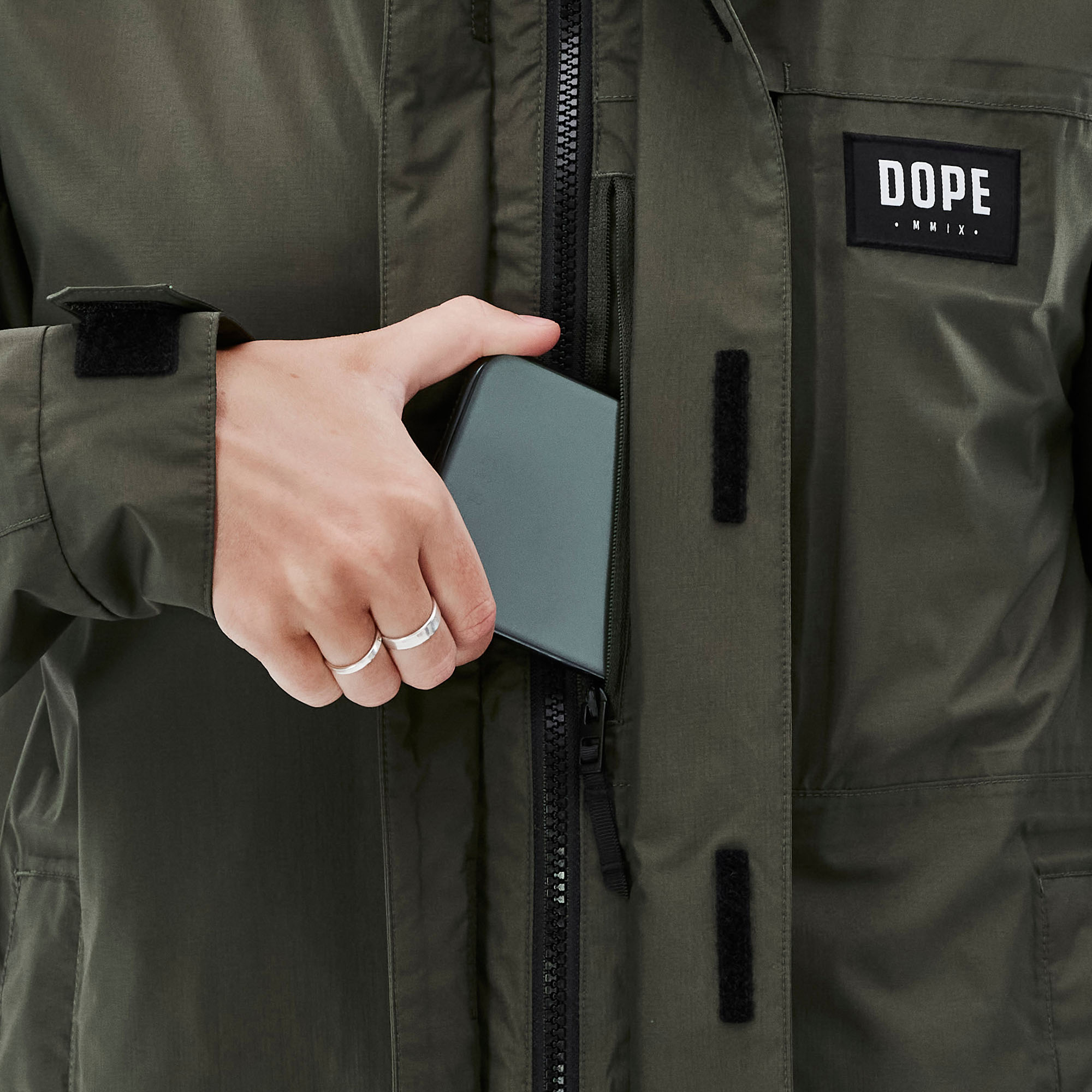 Dope Blizzard Light W Full Zip Outdoor Jacket Women Olive Green ...