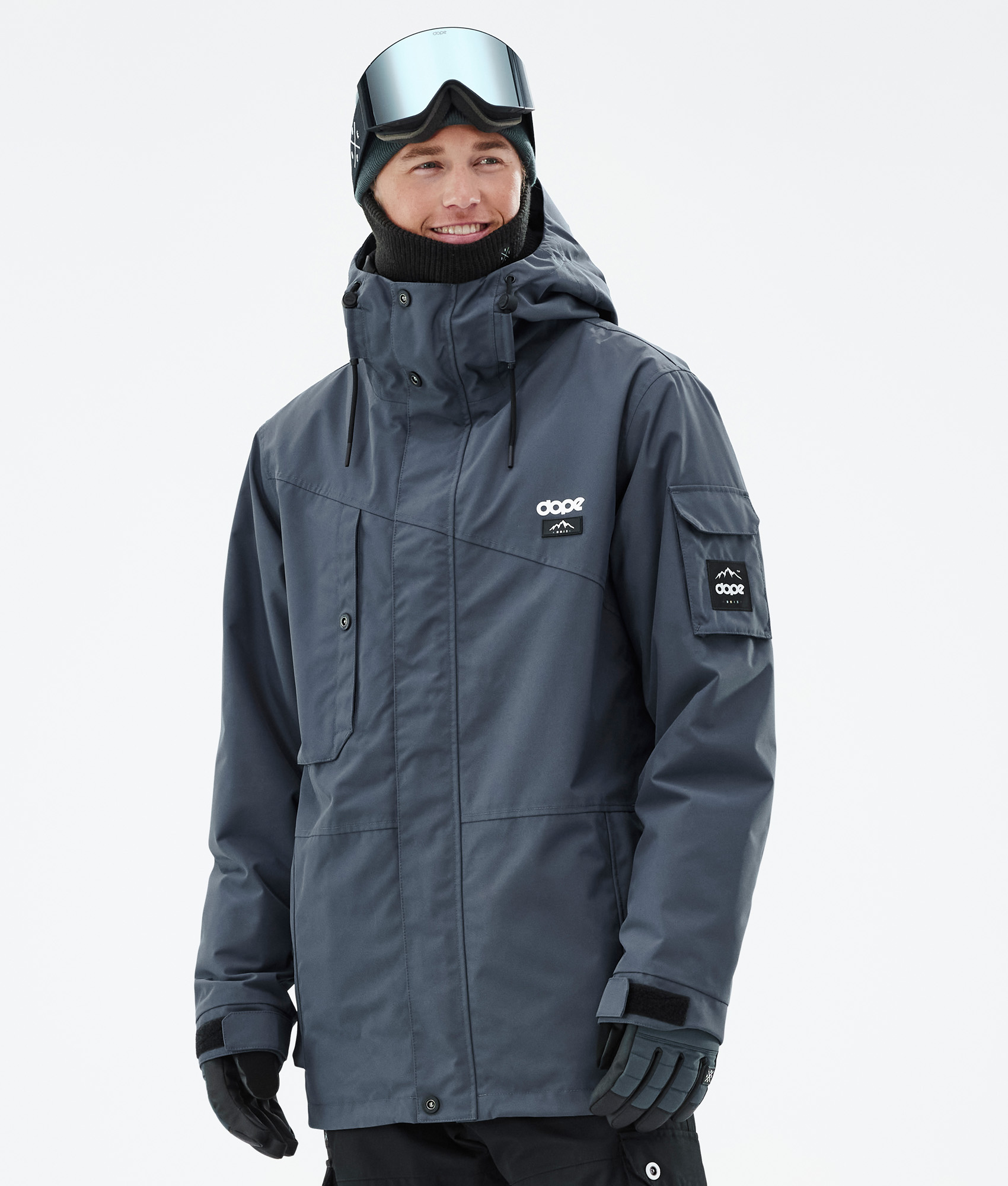 Dope Adept Men's Snowboard Jacket Metal Blue | Dopesnow.com