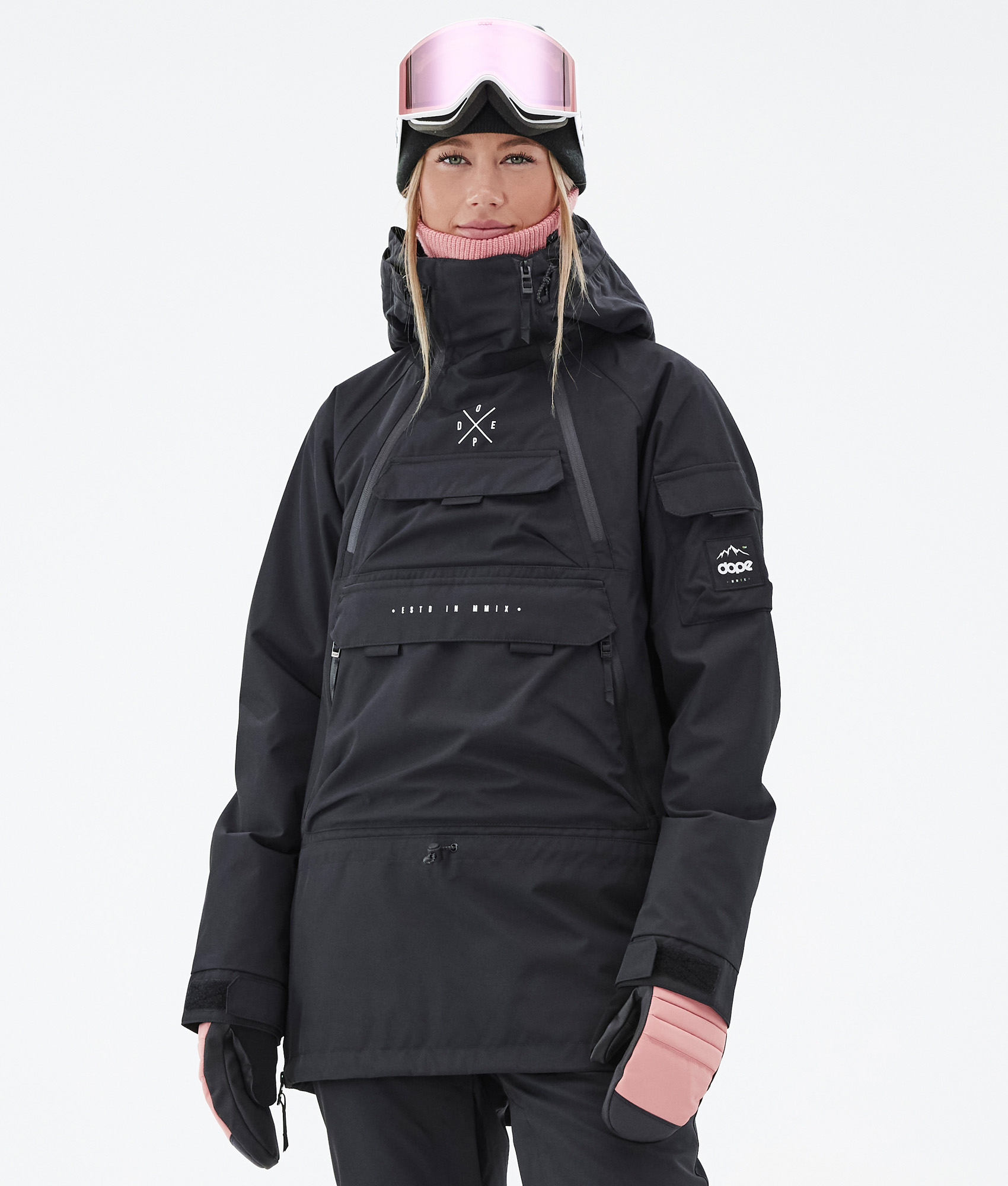 Dope Akin W Skidjacka Kvinna Black - Svart | Ridestore.se