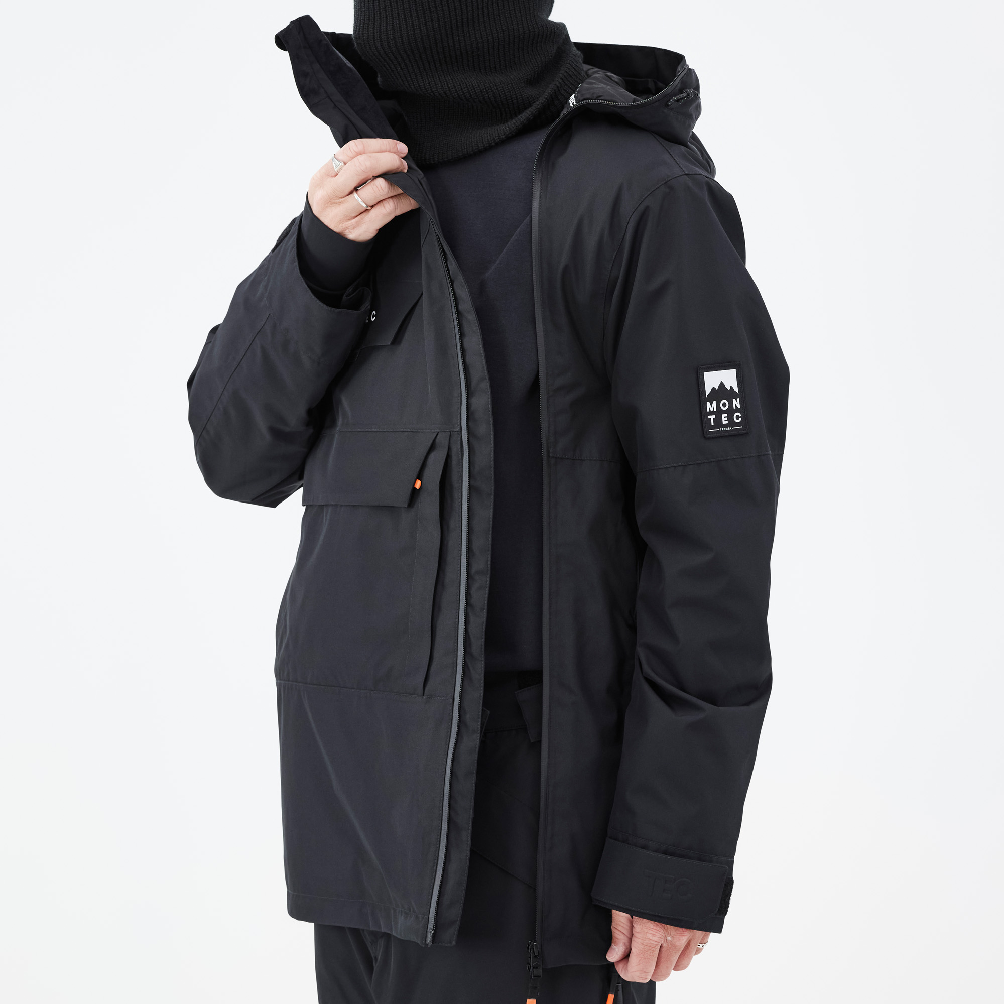 Montec Doom Men's Ski Jacket Black | Montecwear.com