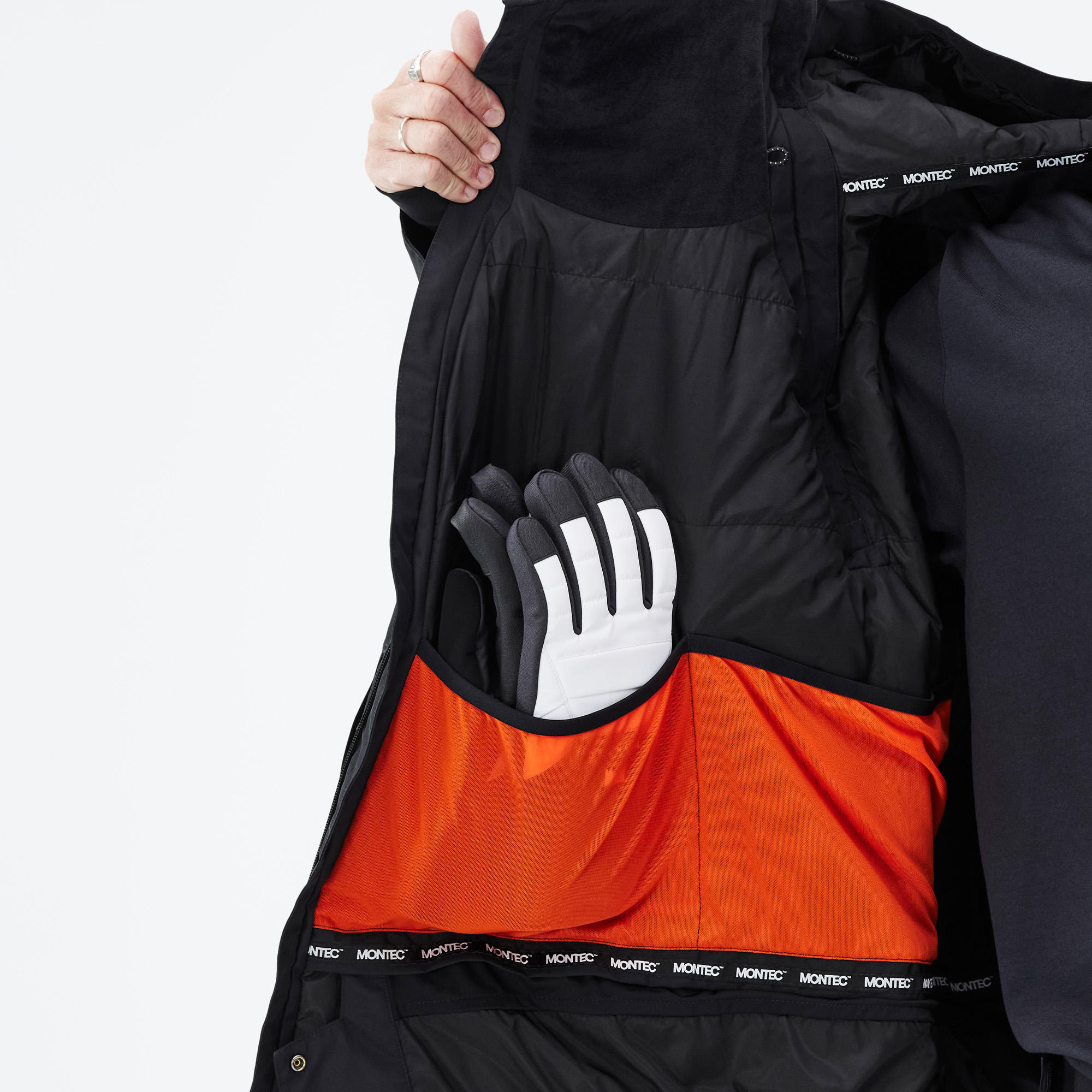 Montec Doom Men's Snowboard Jacket Black | Montecwear.com