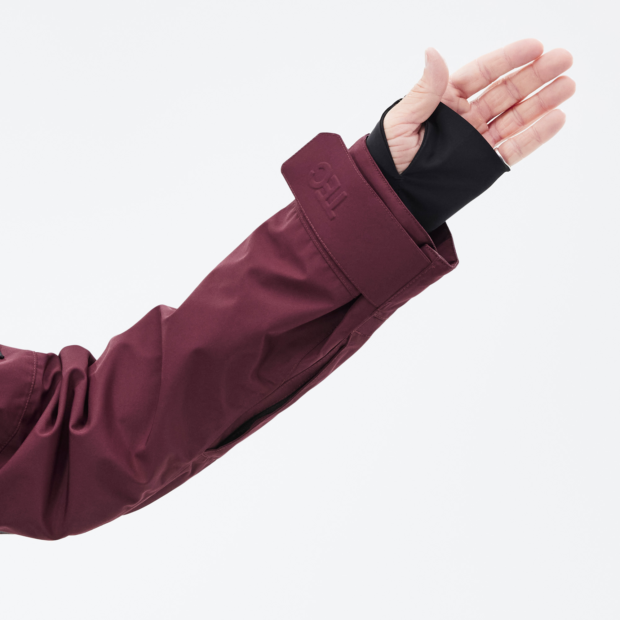 Montec Doom Men's Ski Jacket Burgundy/Black | Montecwear.com