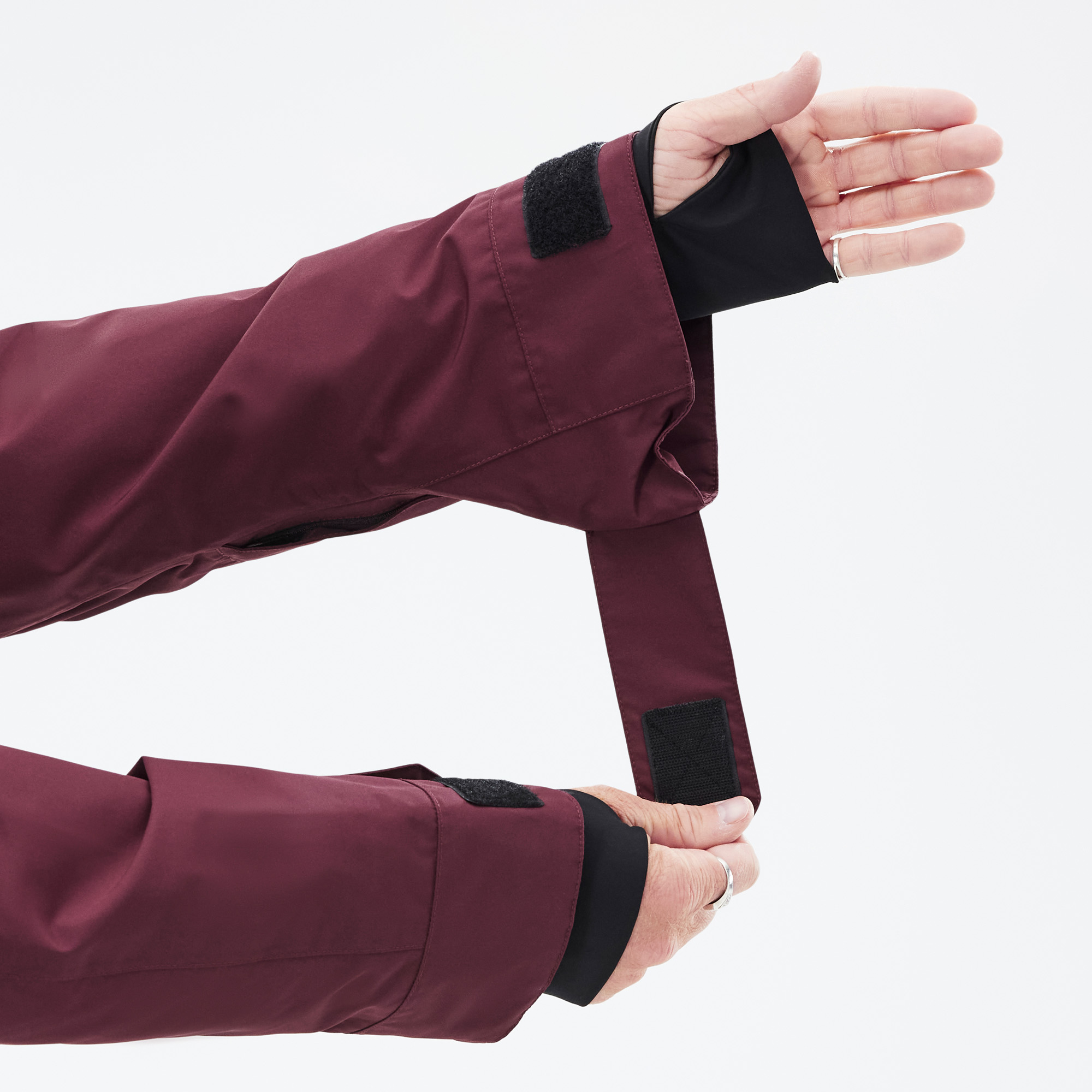 Montec Doom Men's Snowboard Jacket Burgundy/Black | Montecwear.com