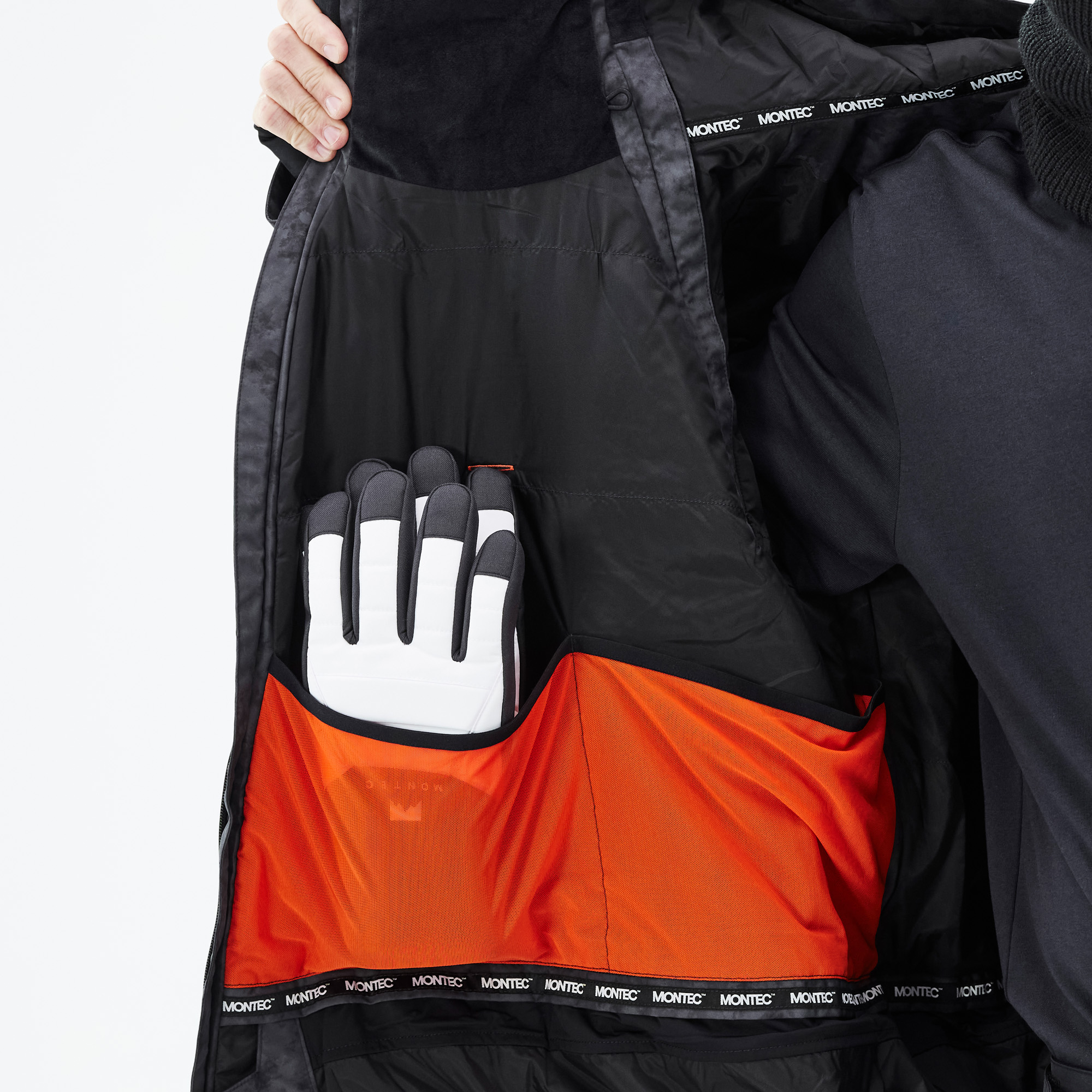 Montec Doom Ski Jacket Men Black Tiedye | Montecwear UK