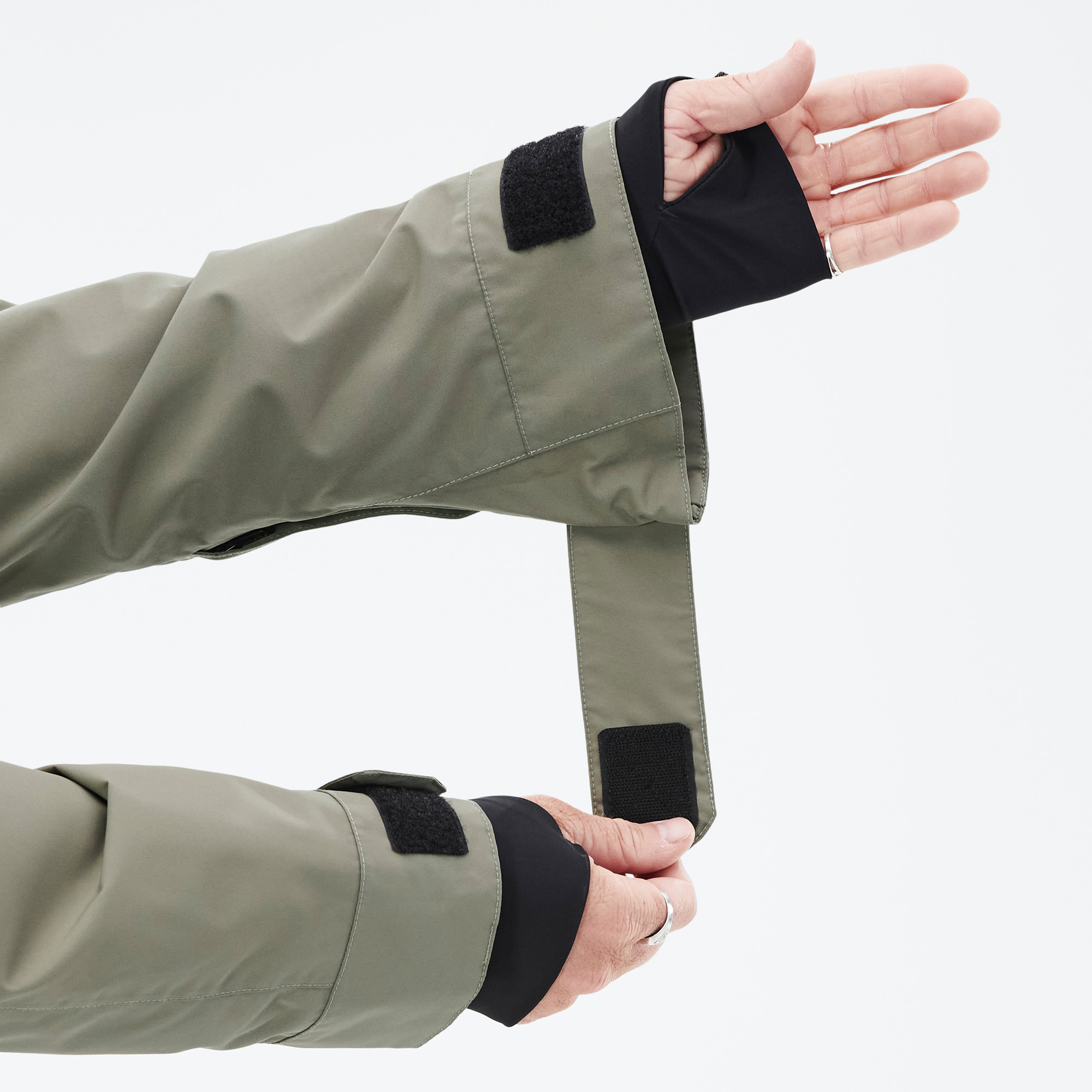 Montec Doom Men's Ski Jacket Olive Green/Black/Greenish | Montecwear.com