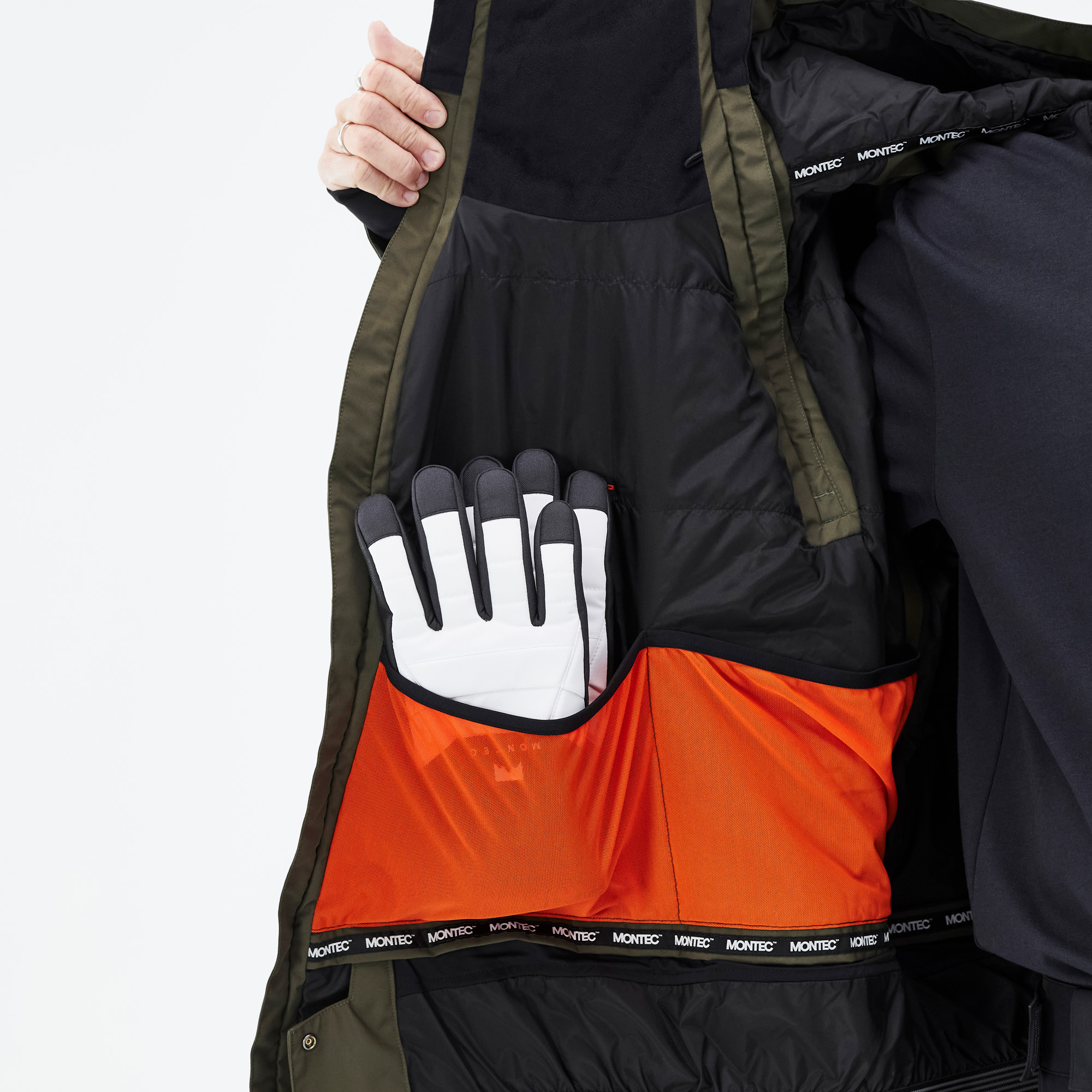 Montec Doom Men's Snowboard Jacket Olive Green/Black/Greenish ...