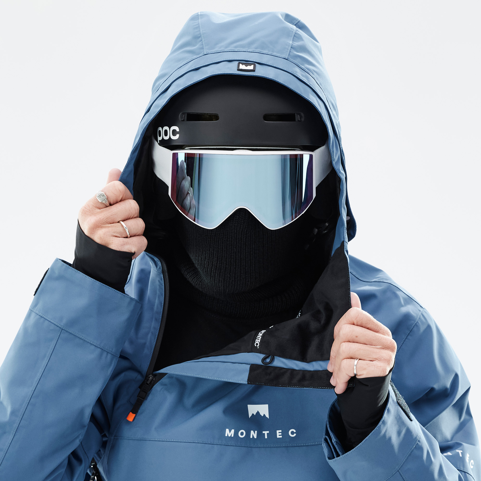 Montec Dune Men's Ski Jacket Blue Steel | Montecwear.com