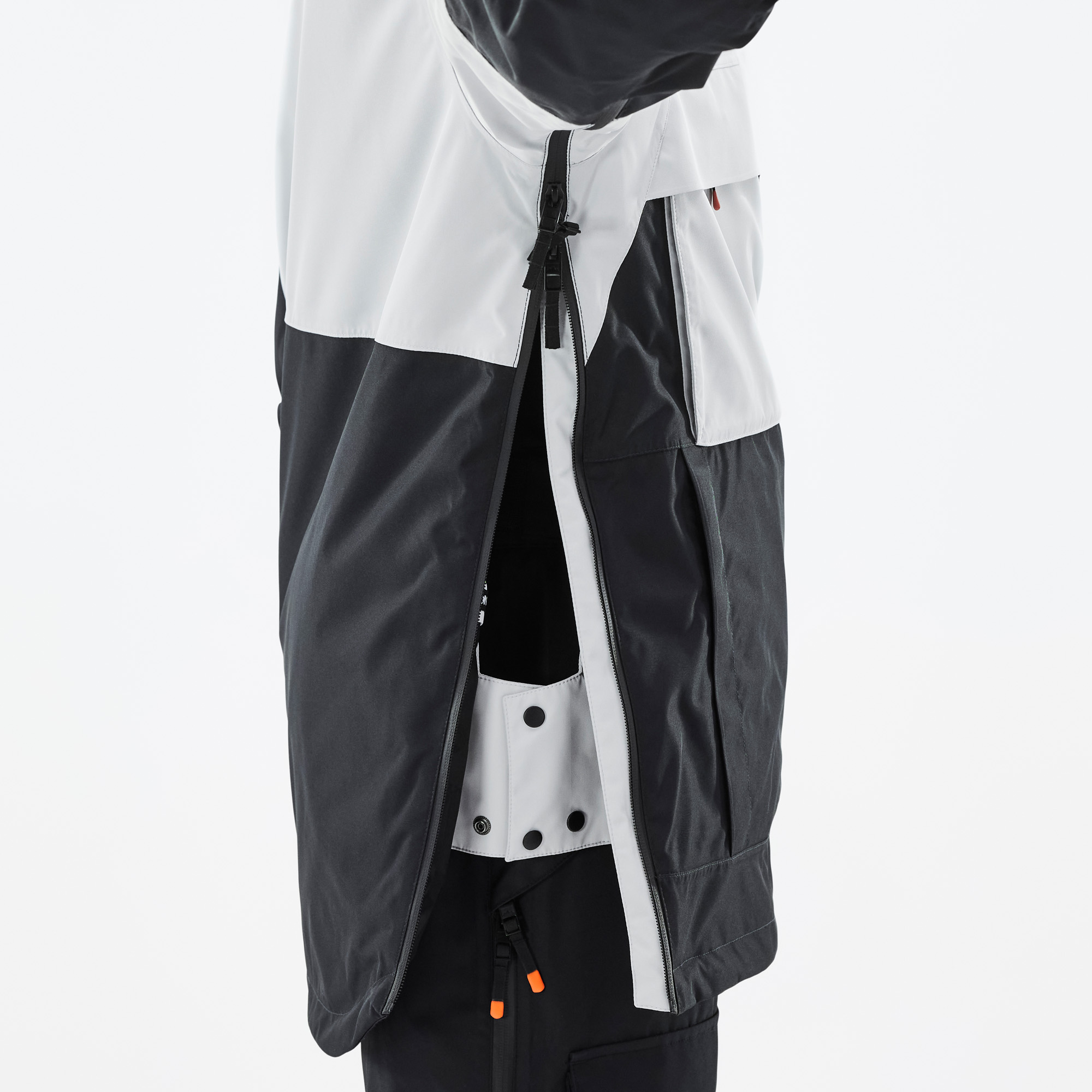 Montec Dune Men's Ski Jacket Light Grey/Black | Montecwear.com