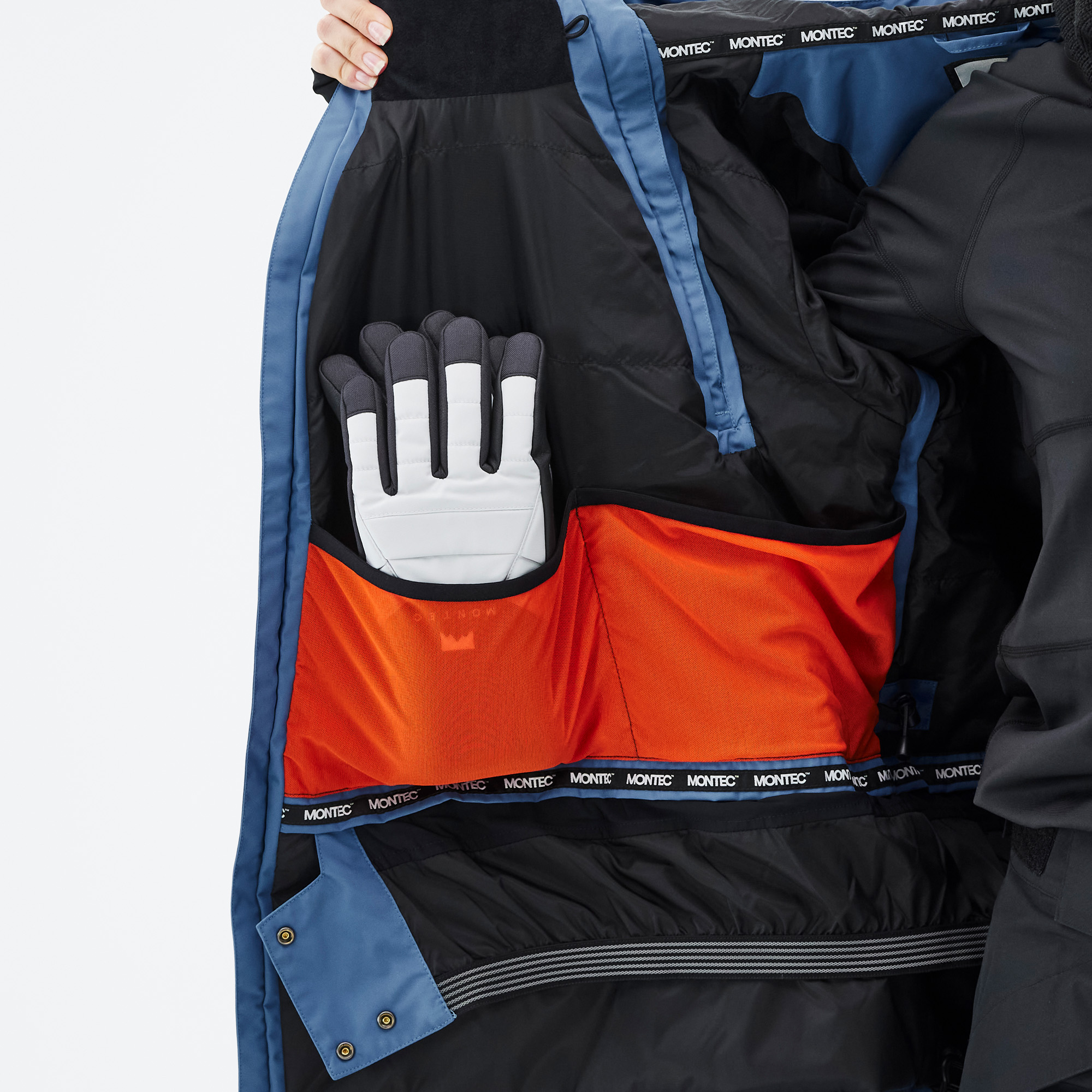 Montec Doom W Ski Jacket Women Blue Steel | Montecwear.com