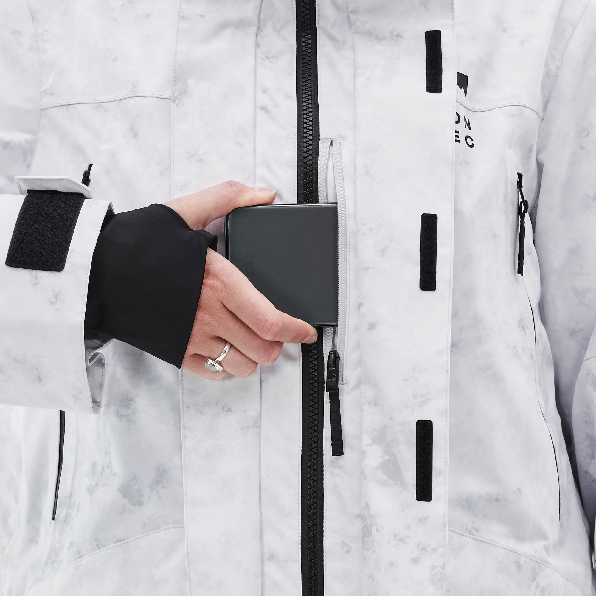 Montec Virago W Women's Snowboard Jacket White Tiedye | Montecwear.com