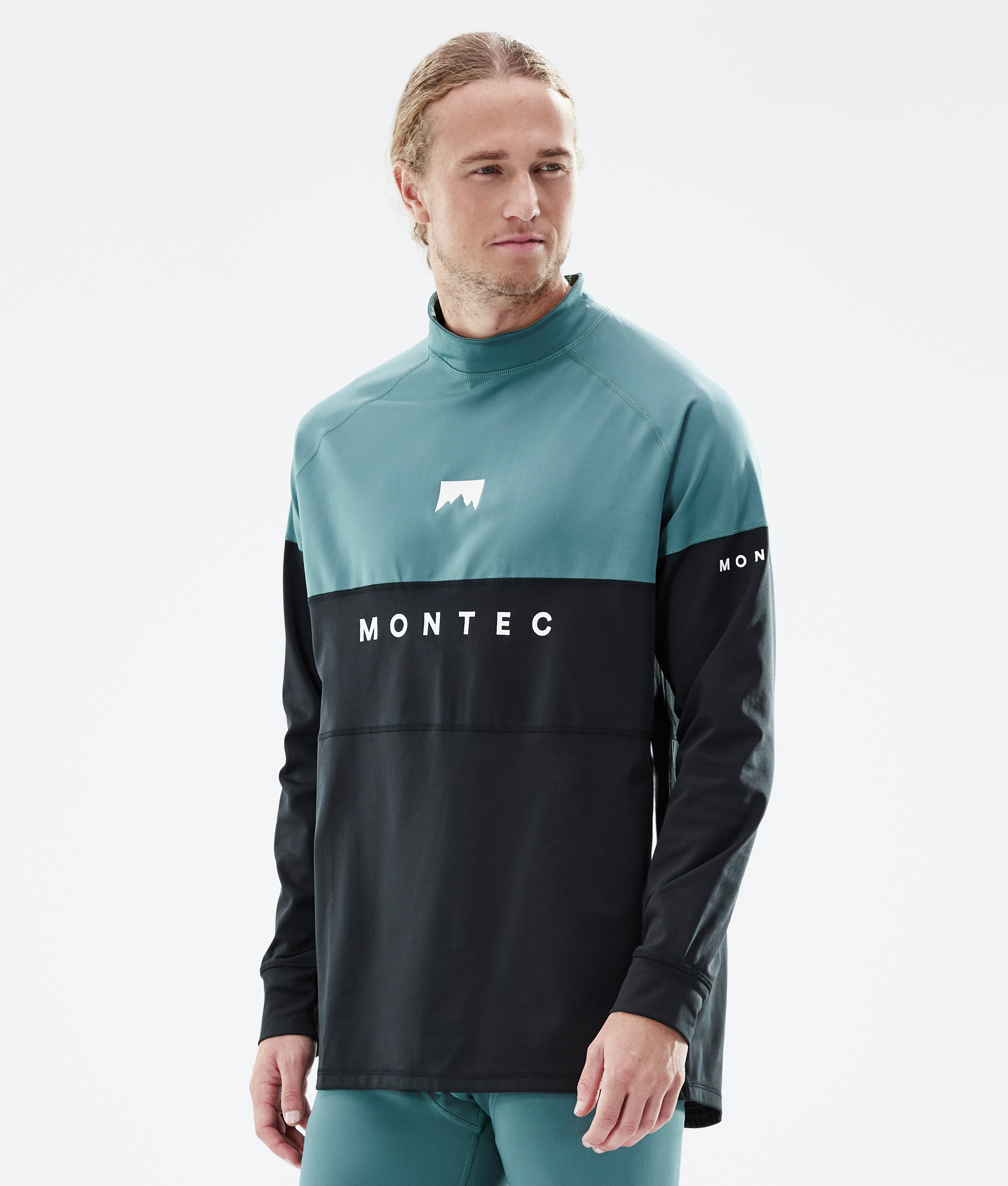 Montec Alpha Underställsbyxa Man Atlantic/Black - Grön | Ridestore.se