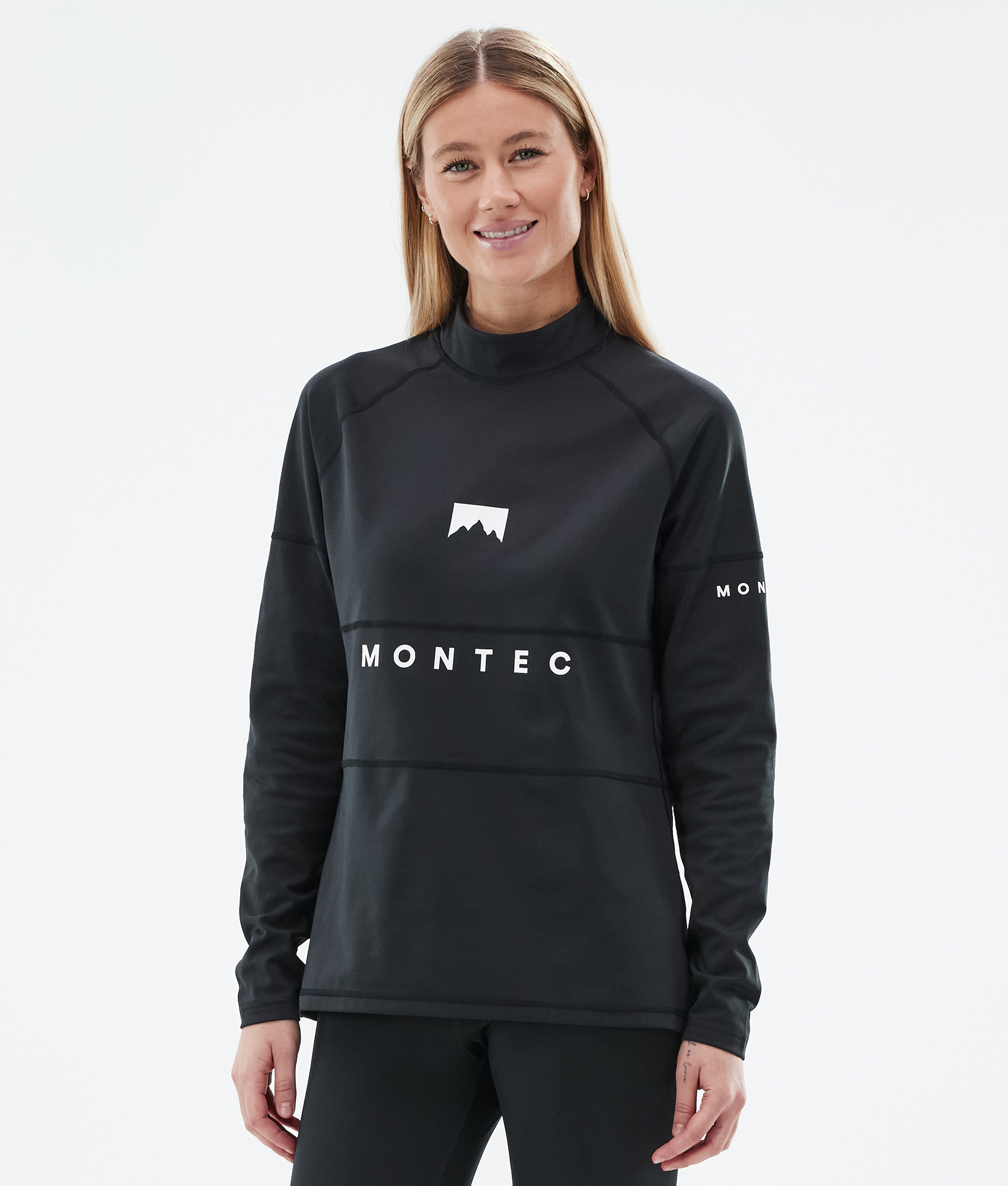 Montec Alpha W Base Layer Top Women Black | Montecwear.com