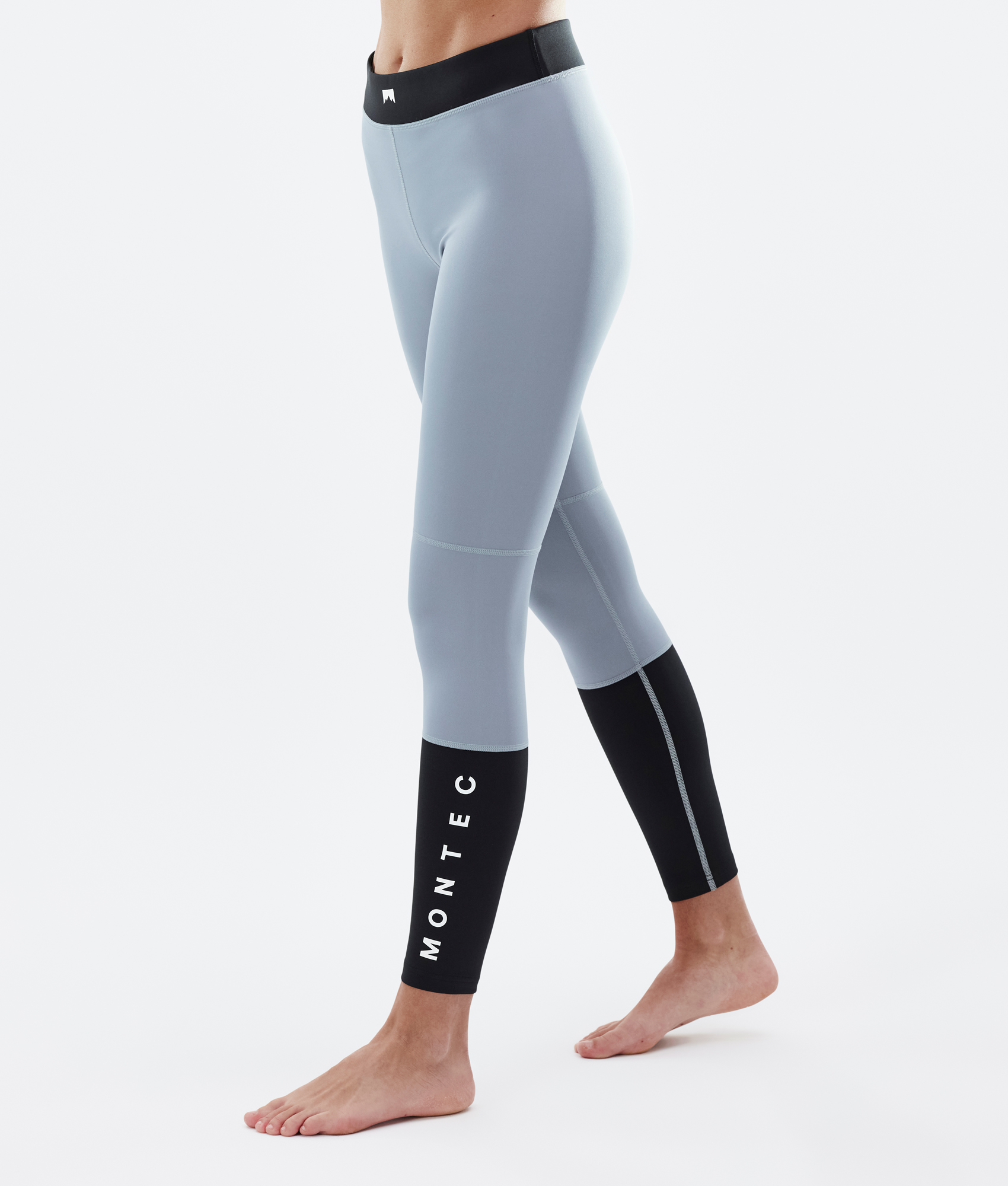 Montec Alpha W Base Layer Pant Women Soft Blue/Black | Ridestore.com