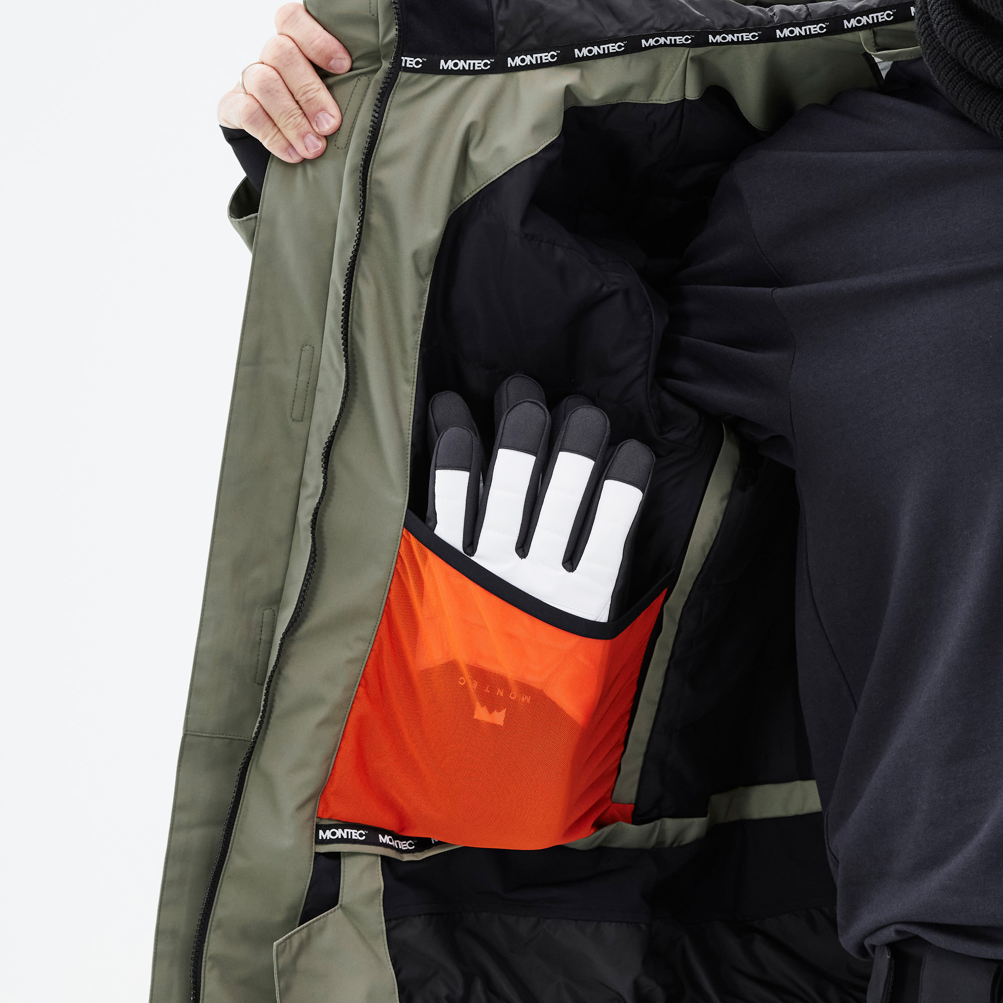 Montec Fawk Snowboard Jacket Men Greenish | Montecwear.com