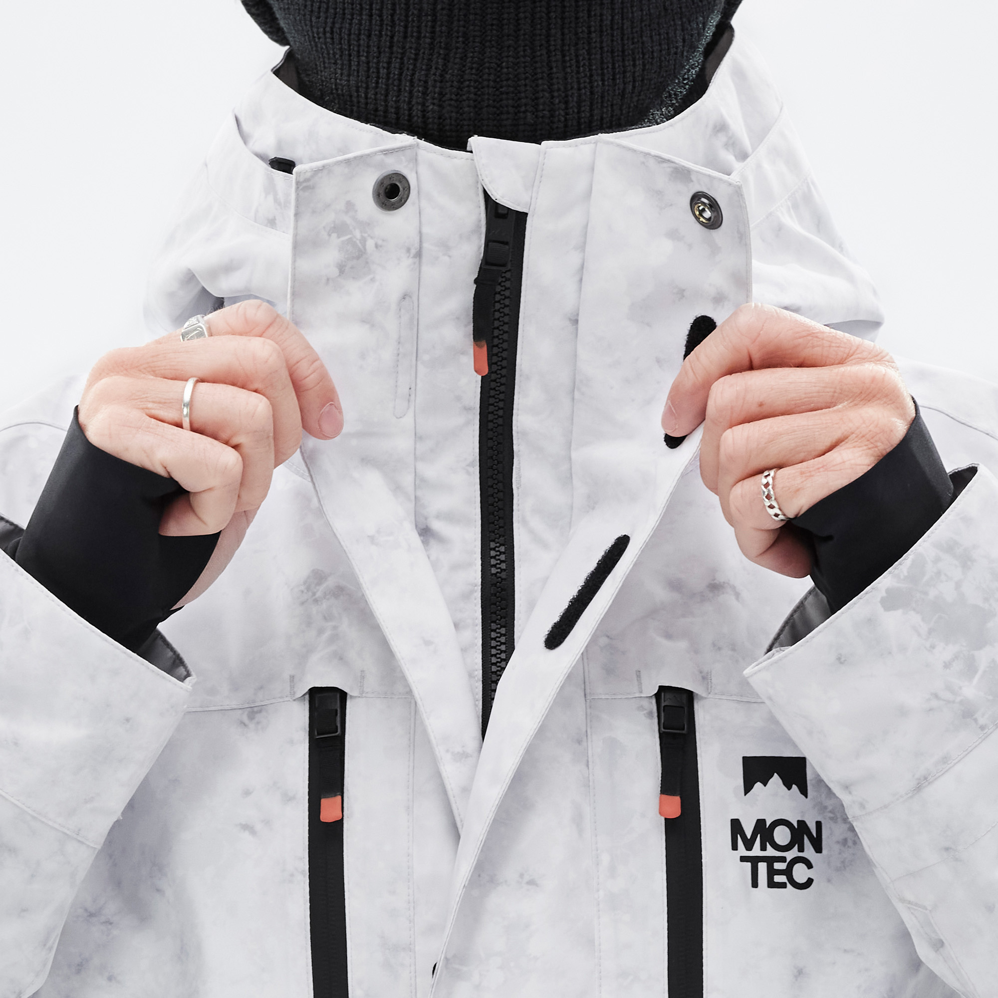 Montec Fawk Men's Ski Jacket White Tiedye | Montecwear.com