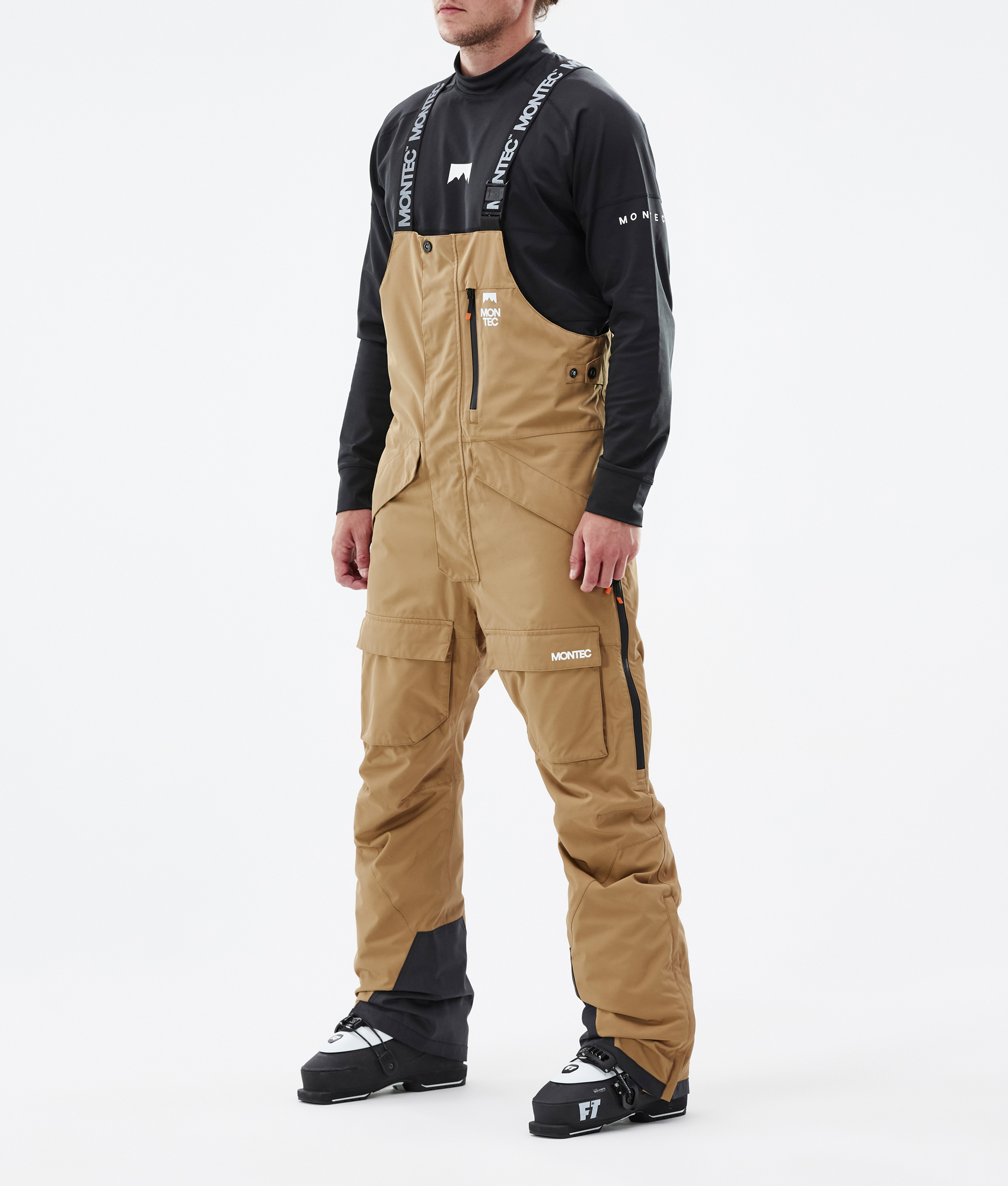 Montec Arch Skidbyxa Man Gold/Black - Guld | Ridestore.se