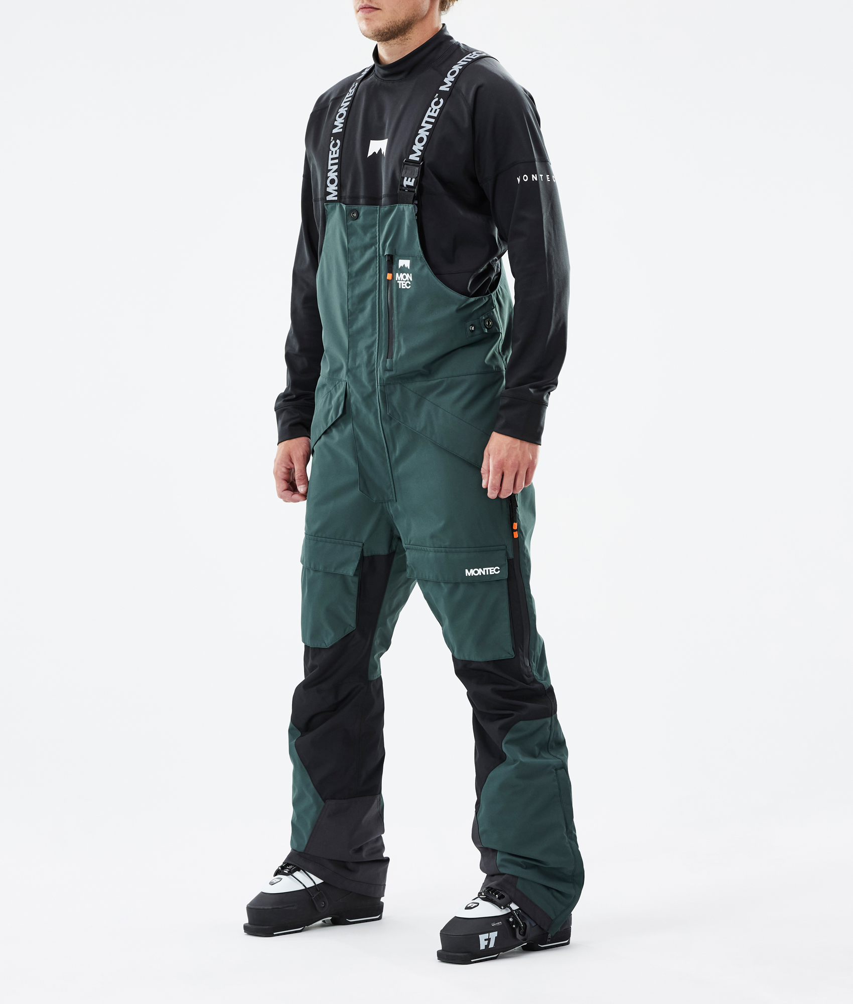 Montec Fawk Men's Ski Pants Dark Atlantic/Black | Montecwear.com