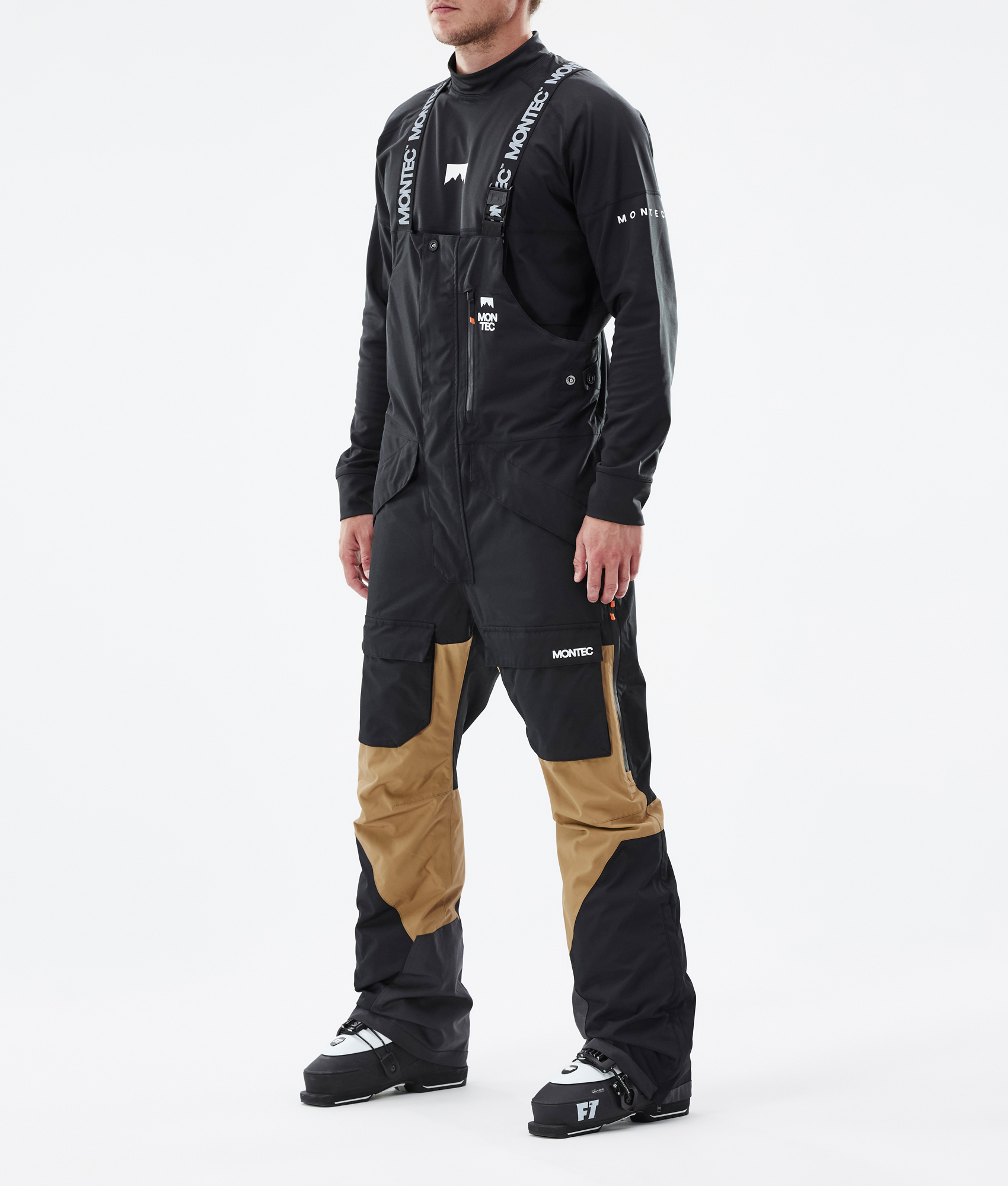 Montec Fawk Ski Pants Men Black/Gold | Montecwear.com