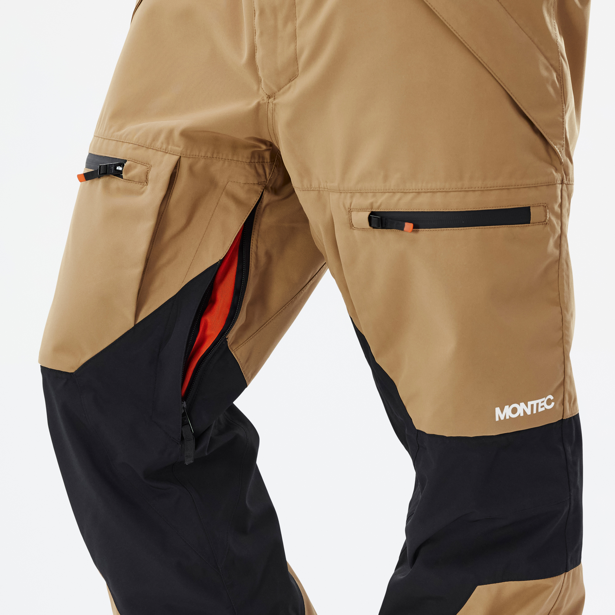 Montec Arch Men's Ski Pants Gold/Black | Montecwear.com