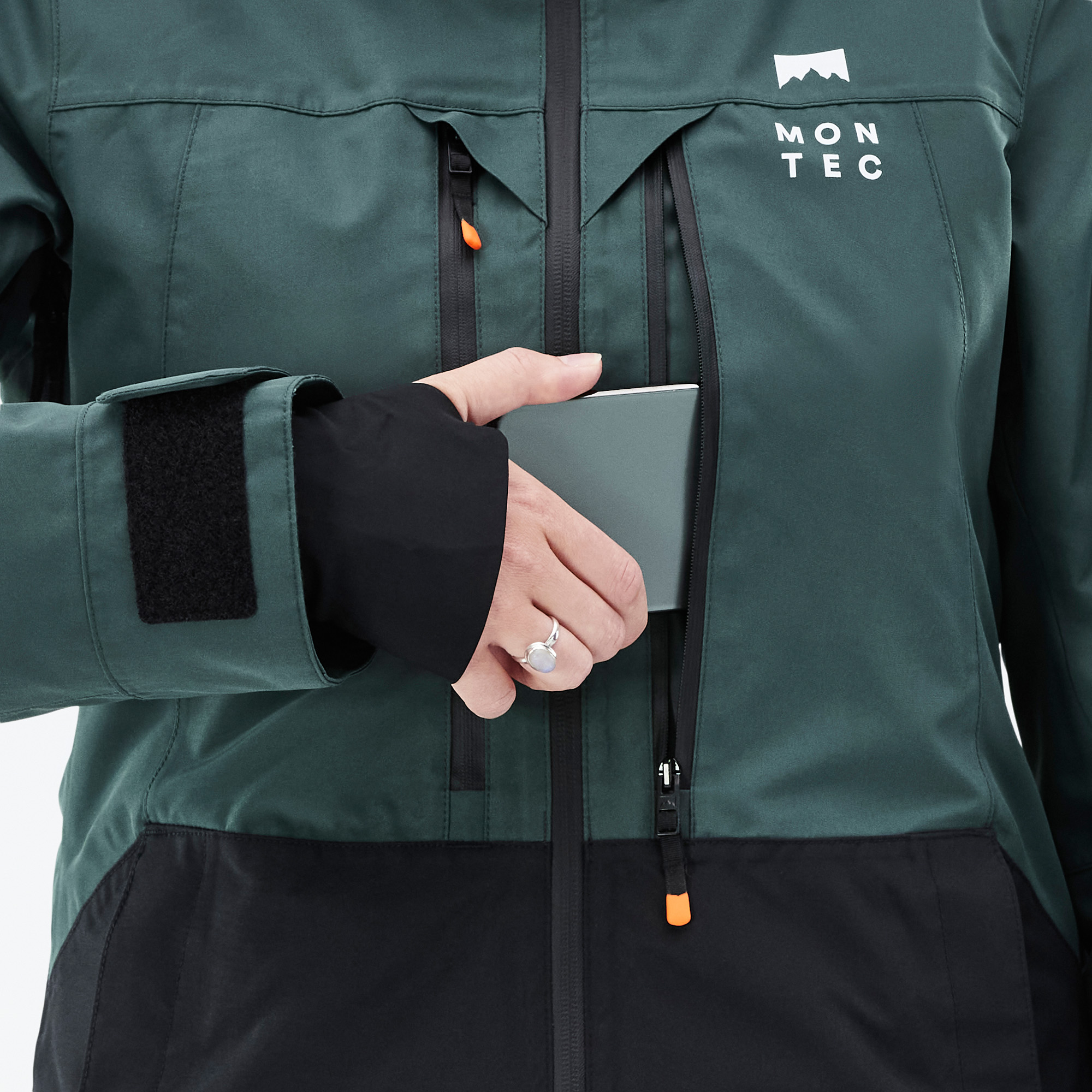 Montec Moss W Ski Jacket Women Dark Atlantic/Black | Montecwear.com
