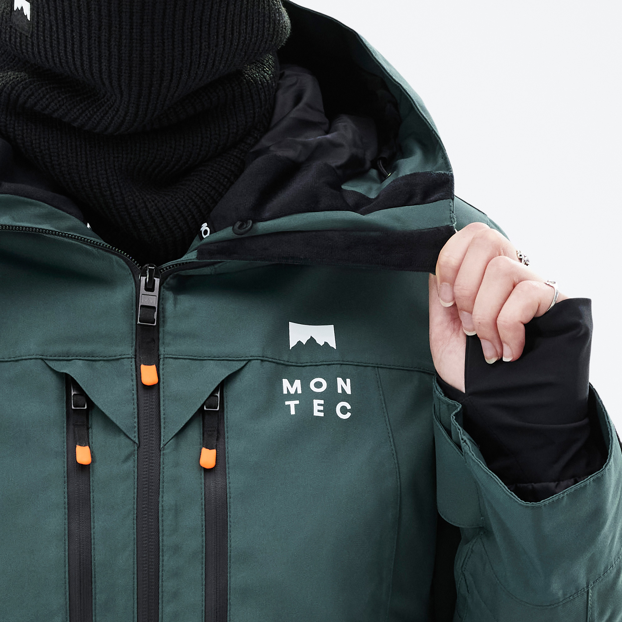 Montec Moss W Women's Ski Jacket Dark Atlantic/Black | Montecwear.com