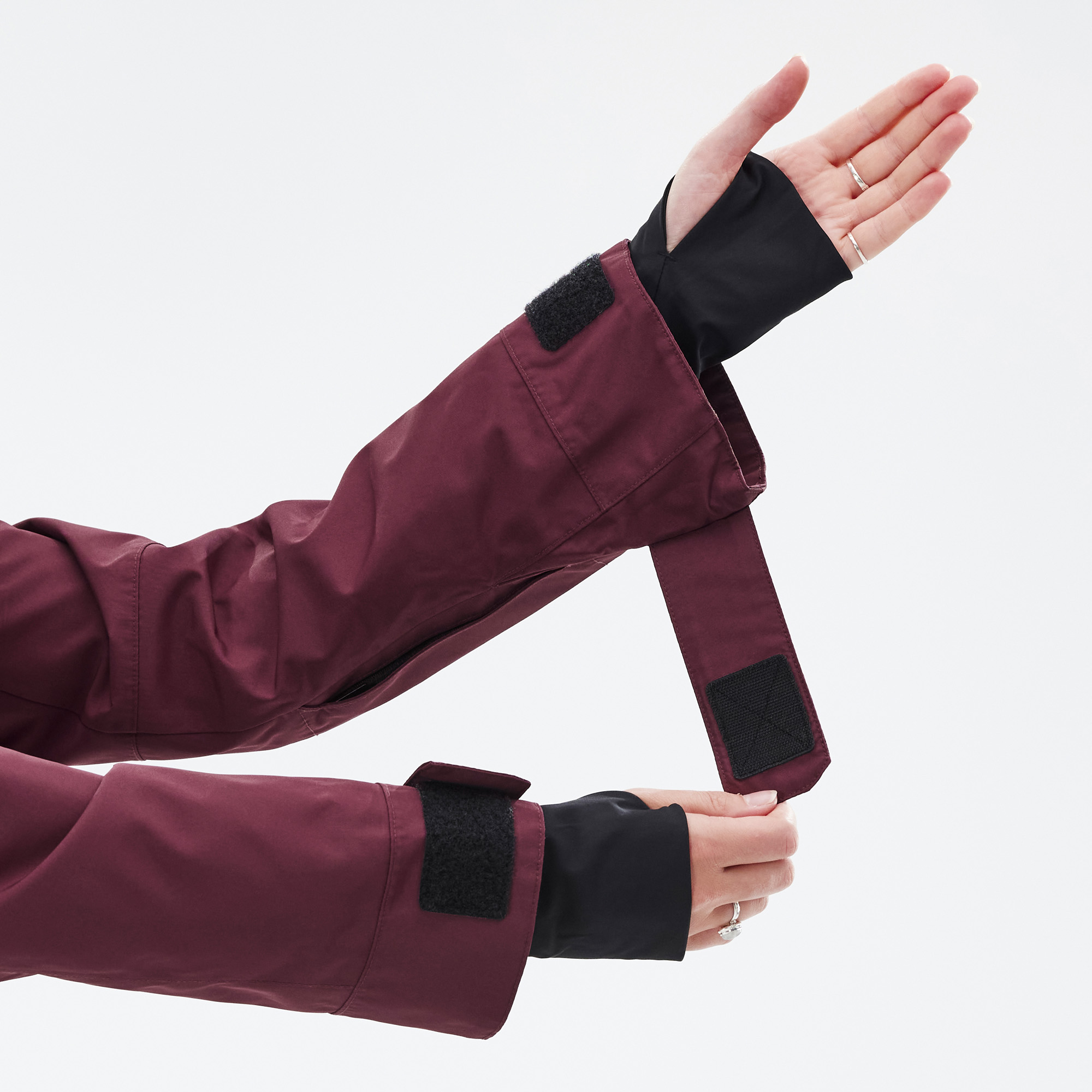 Montec Moss W Ski Jacket Women Burgundy/Black | Montecwear.com