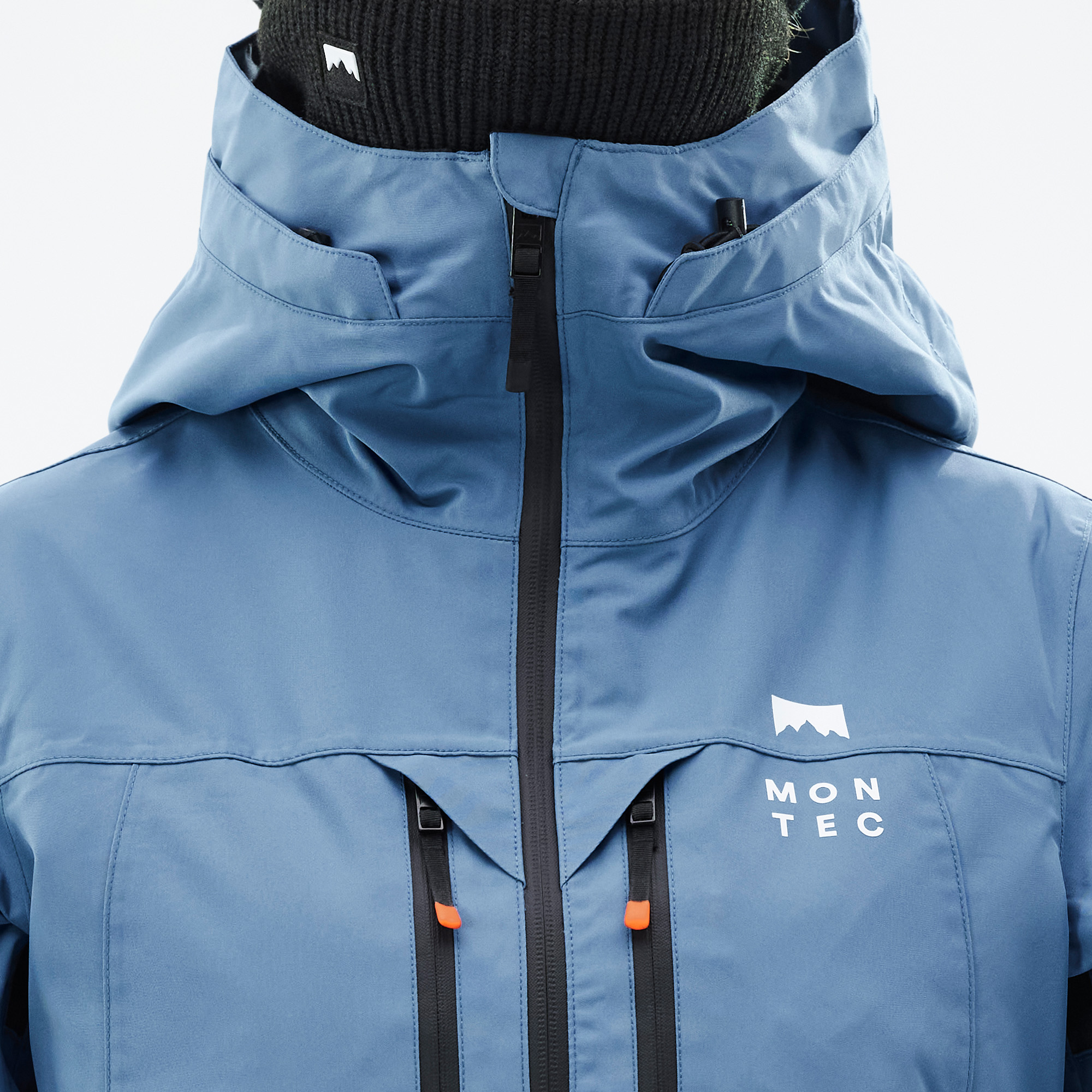 Montec Moss W Women's Ski Jacket Blue Steel/Black | Montecwear.com
