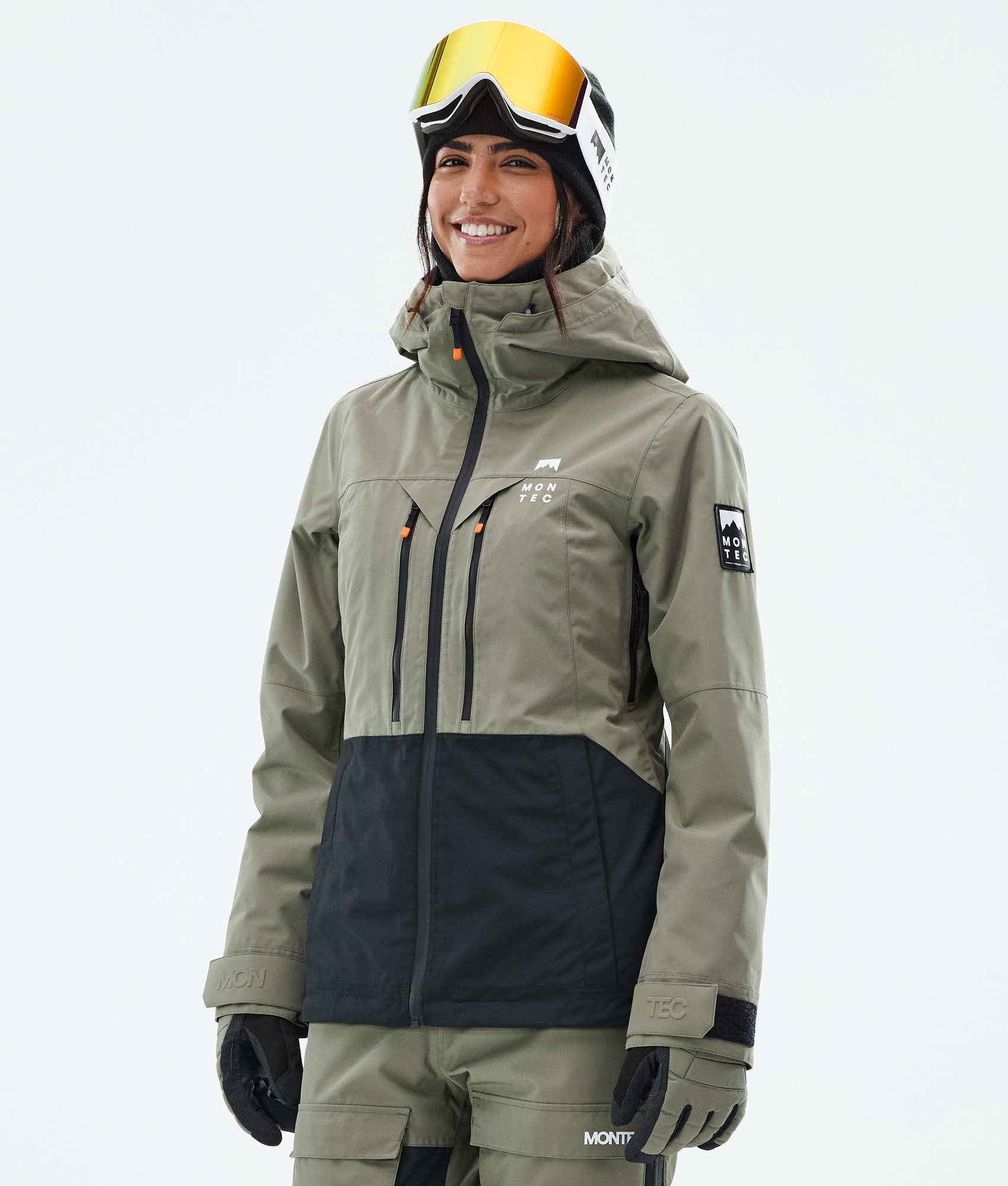 Montec Moss W Ski Jacket Women Greenish/Black | Montecwear.com