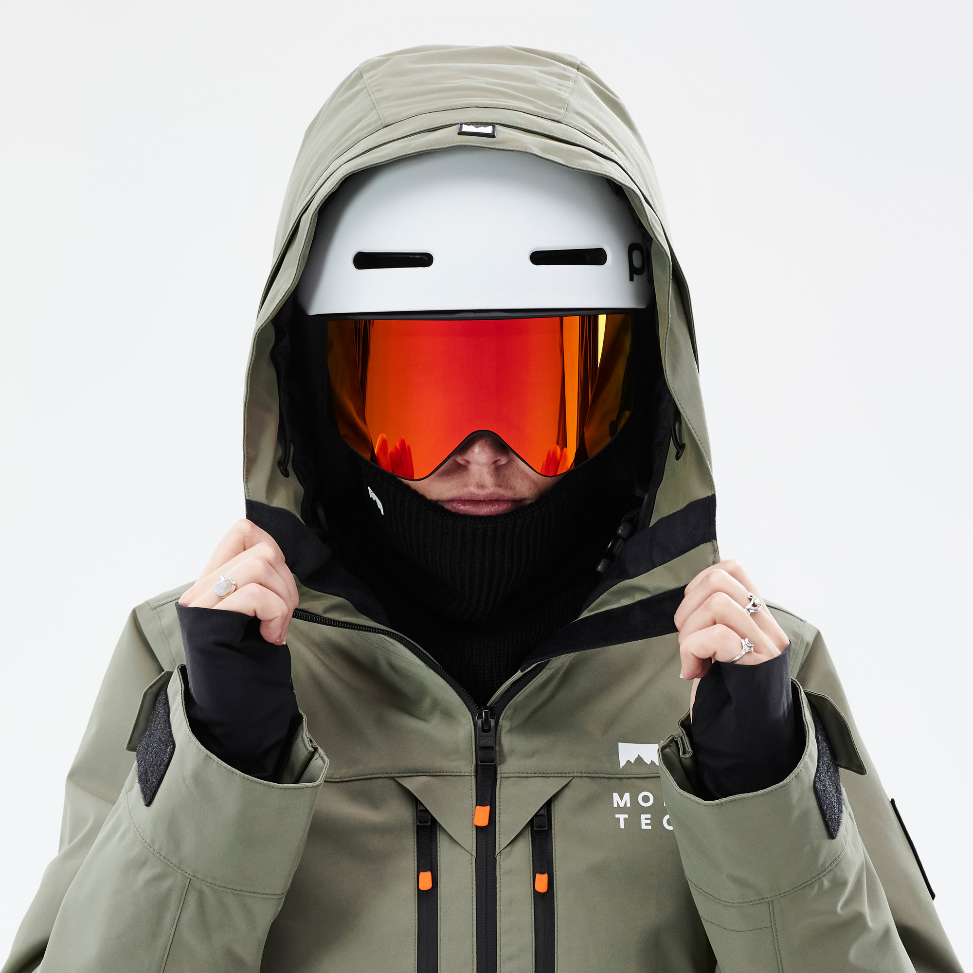 Montec Moss W Ski Jacket Women Greenish/Black | Montecwear.com