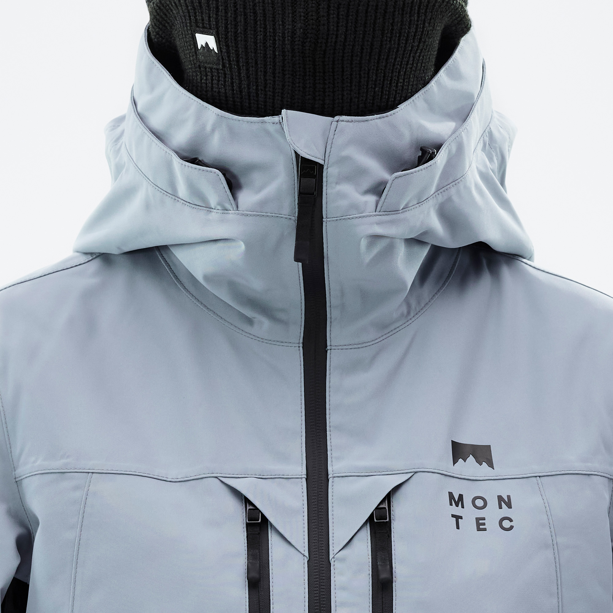 Montec Moss W Women's Ski Jacket Soft Blue/Black | Montecwear.com