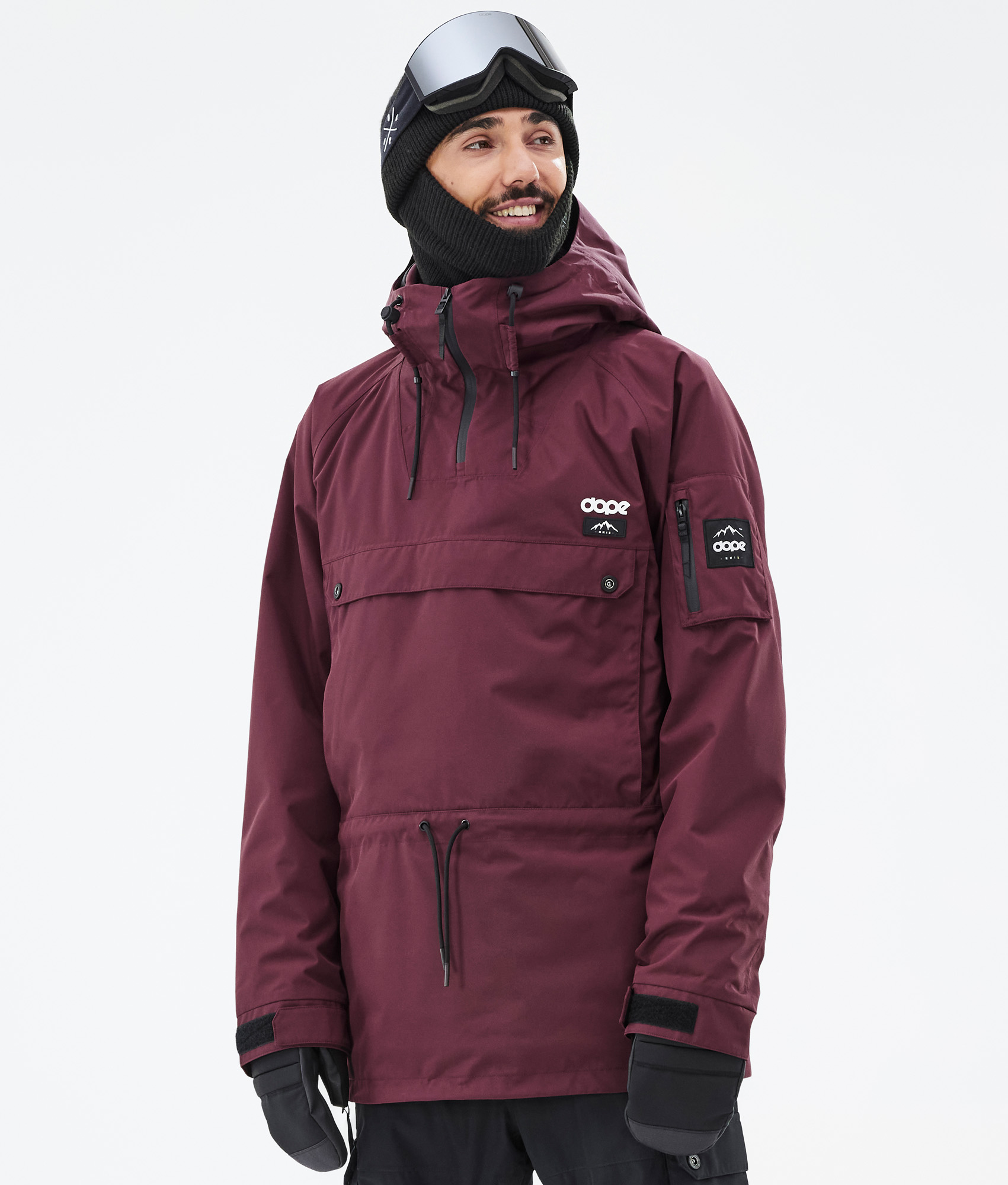 Dope Annok Men's Ski Jacket Don Burgundy | Ridestore.com