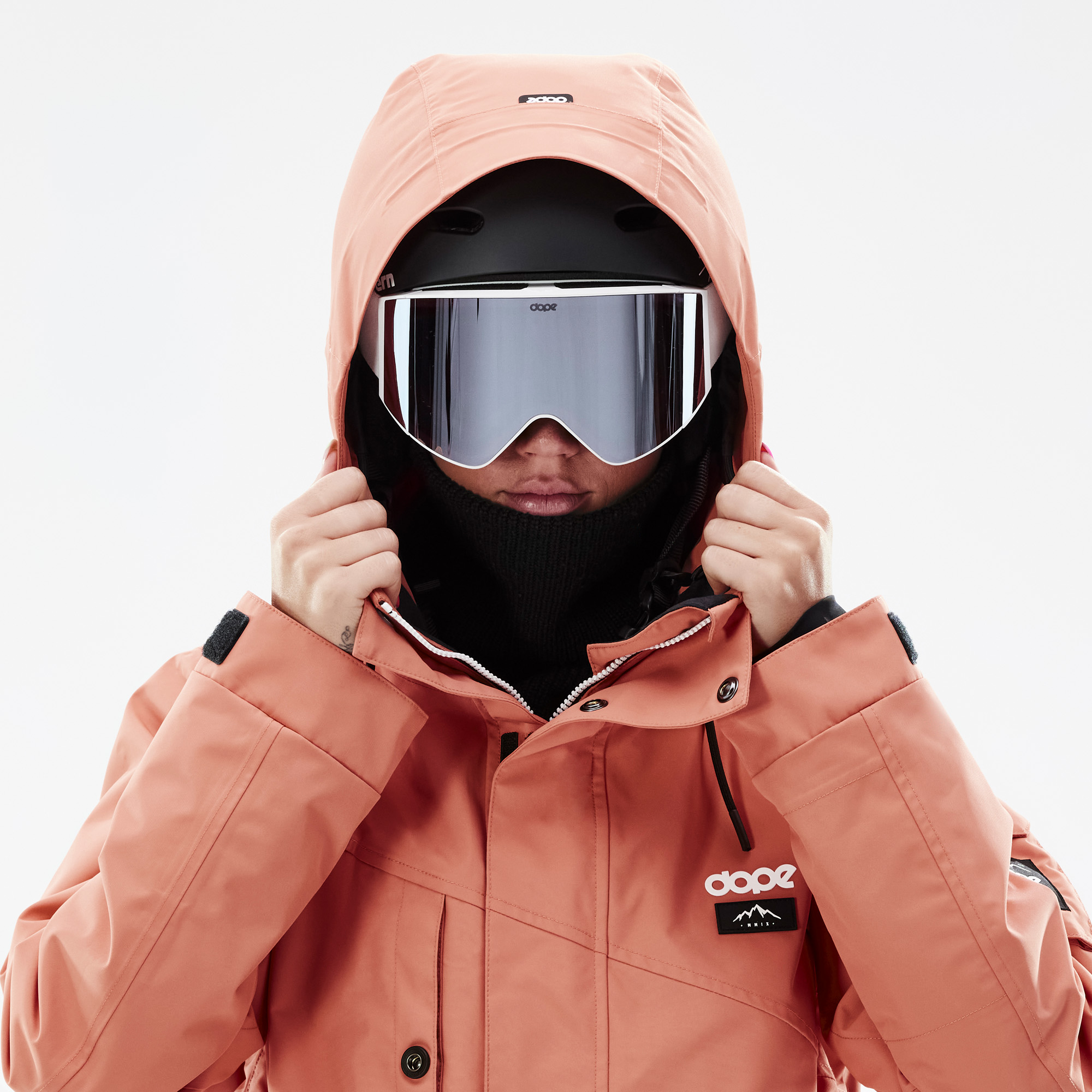 Dope Adept W Skijakke Dame Peach - Fersken | Ridestore.com