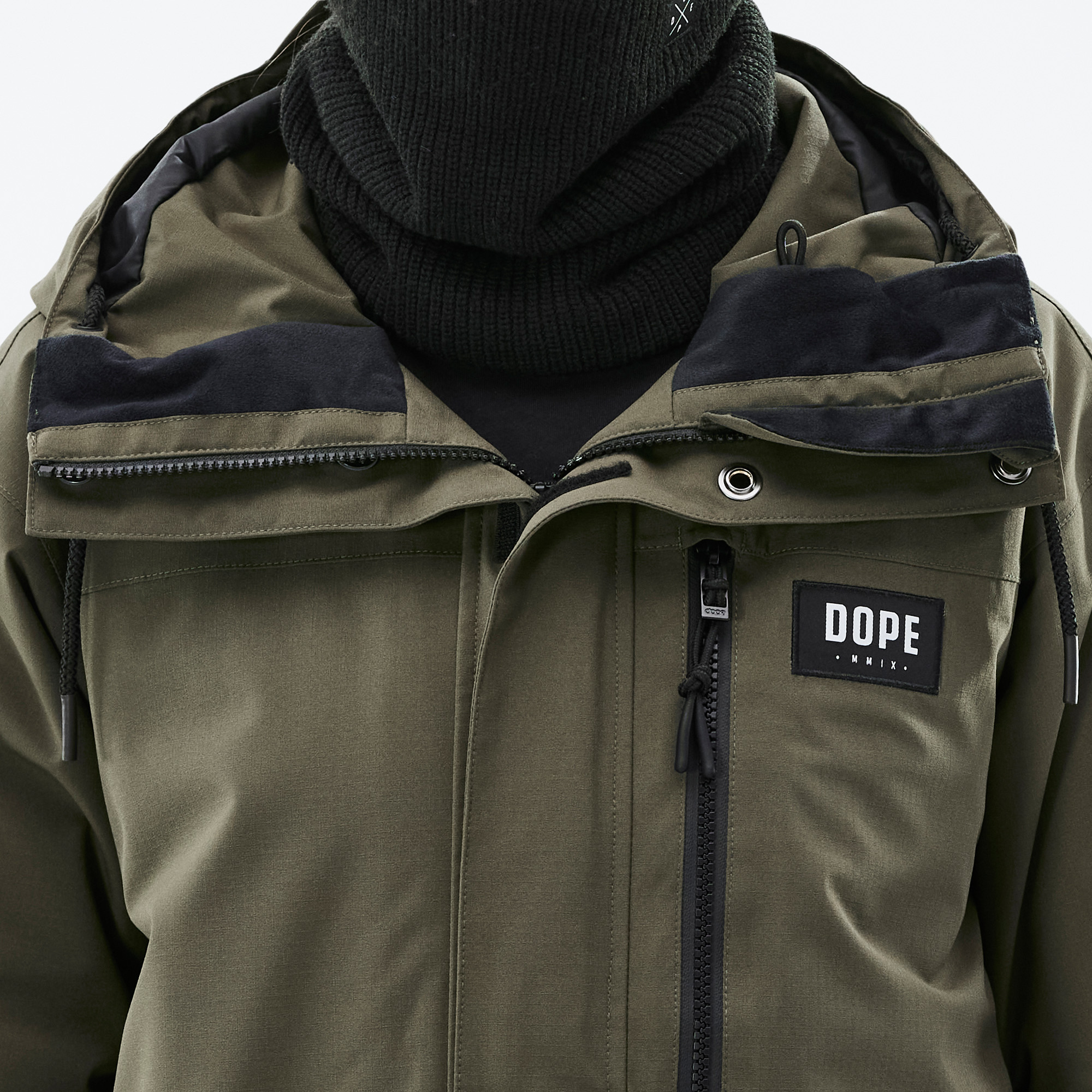 Dope Blizzard W Full Zip Lumilautailutakki Naiset Olive Green - Vihreä ...