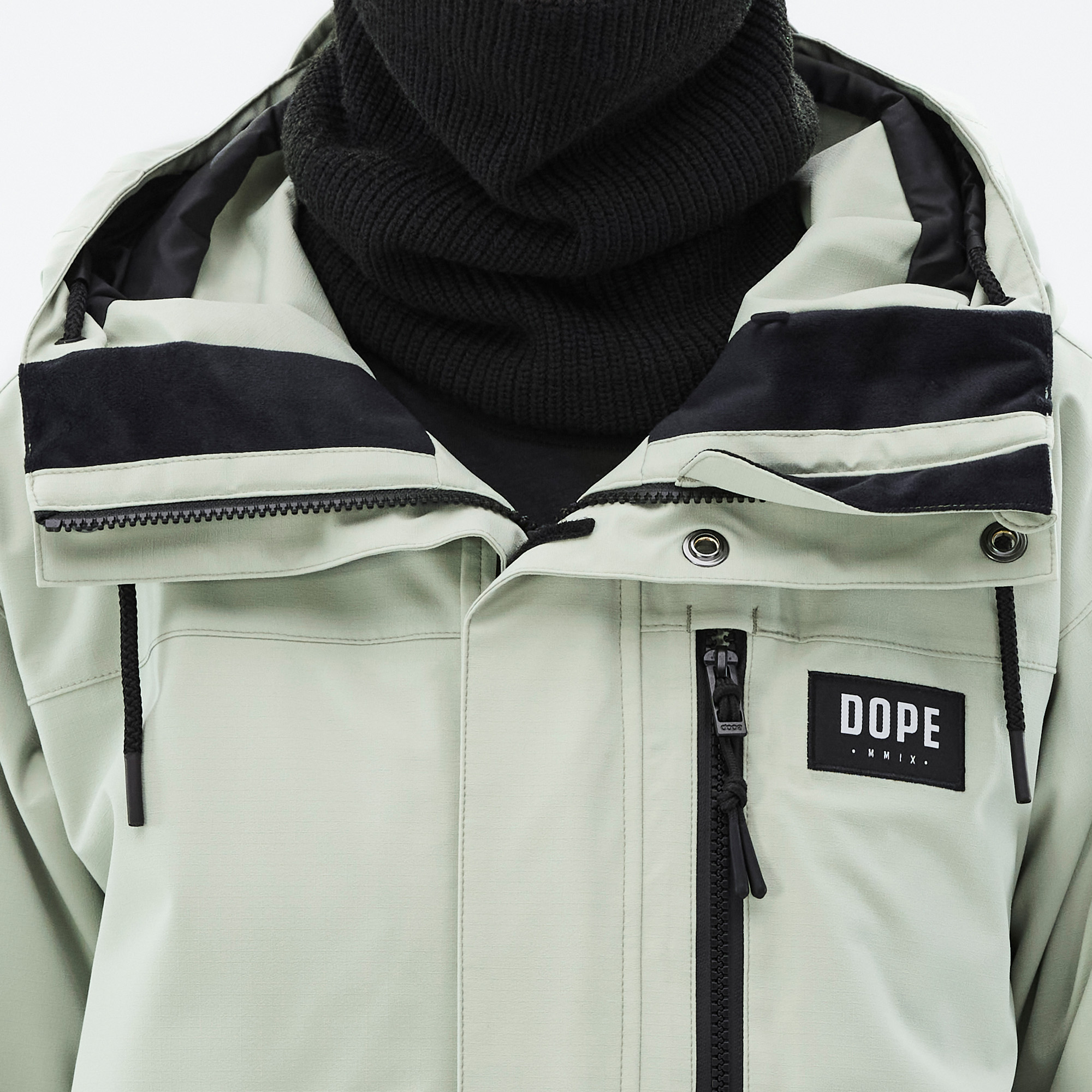 Dope Blizzard W Full Zip Skijakke Dame Soft Green - Grønn | Ridestore.no