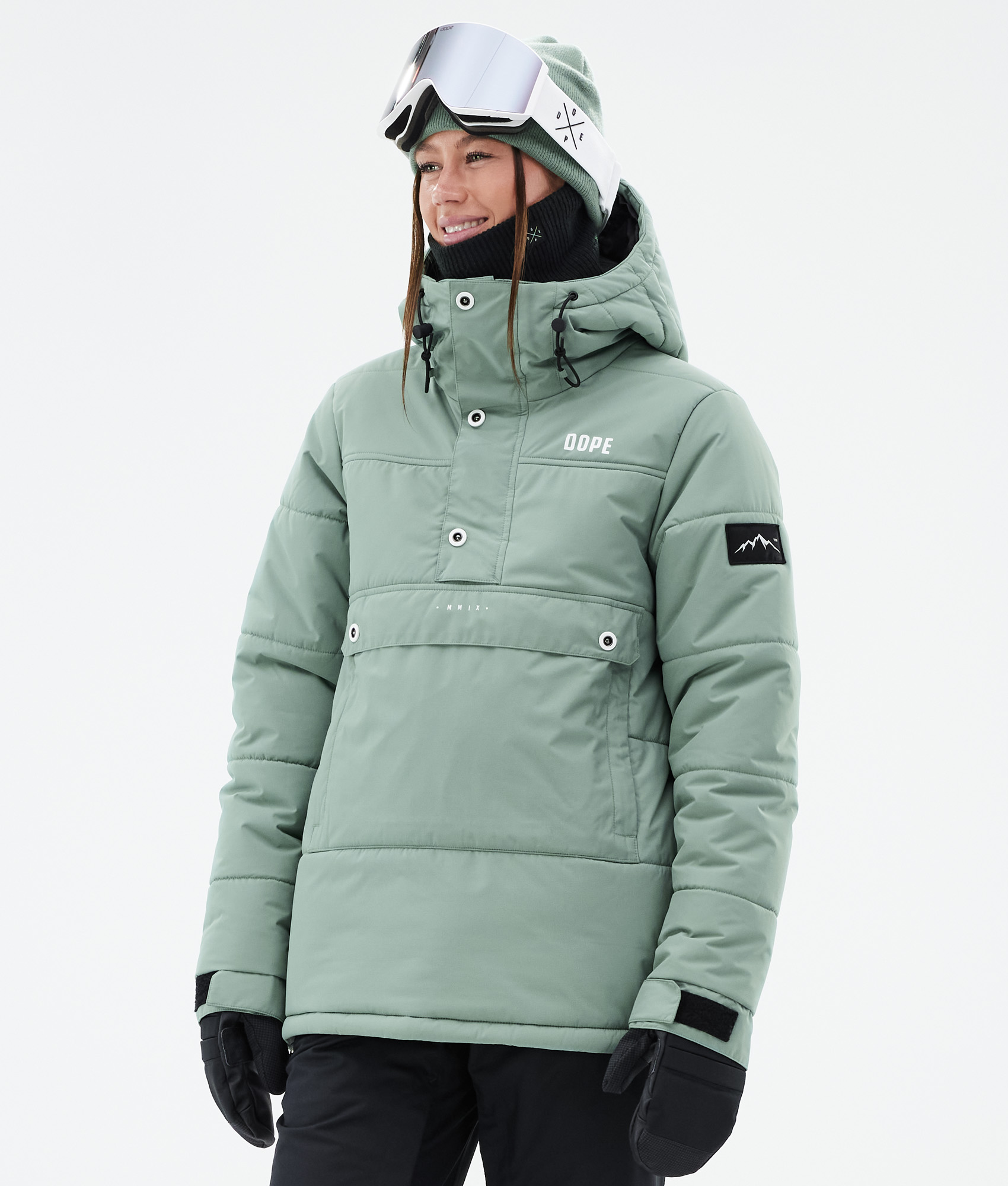 Dope Puffer W Snowboard Jacket Women Faded Green | Dopesnow.com