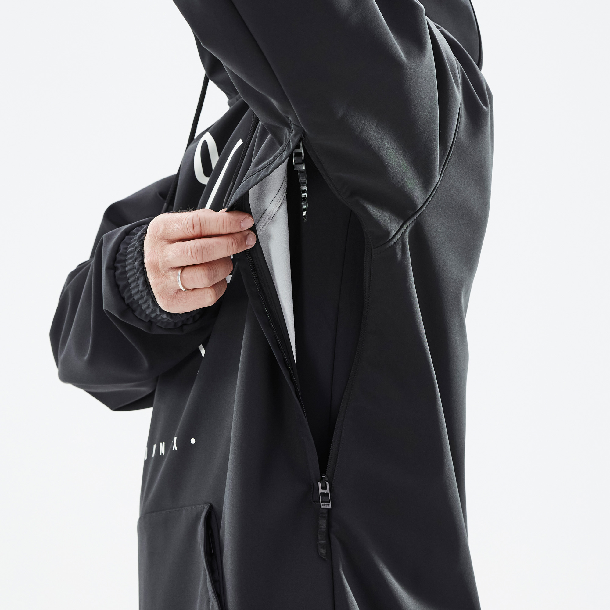 Dope Yeti Men's Snowboard Jacket 2X-Up Black | Dopesnow.com