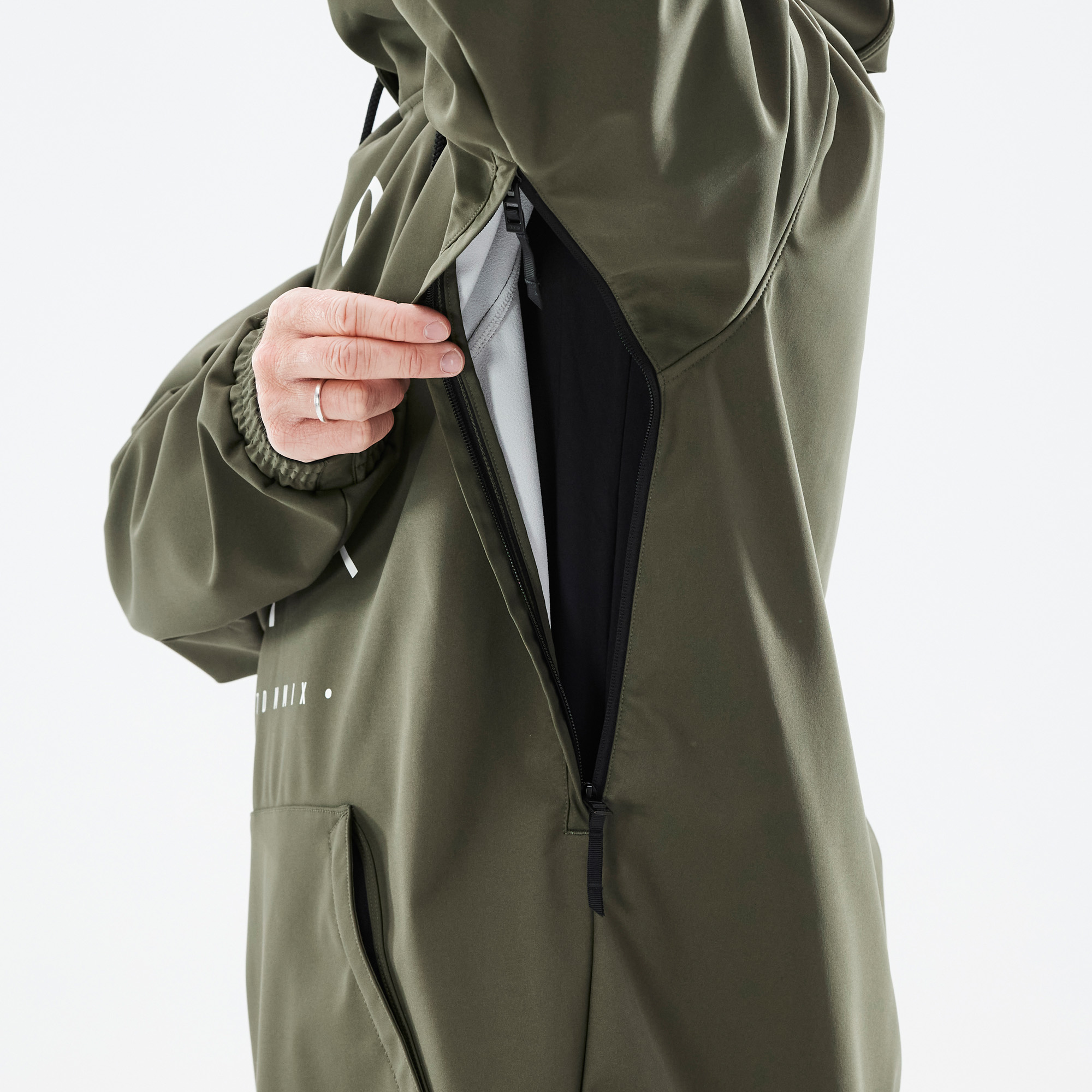 Dope Yeti Men's Snowboard Jacket 2X-Up Olive Green | Dopesnow.com