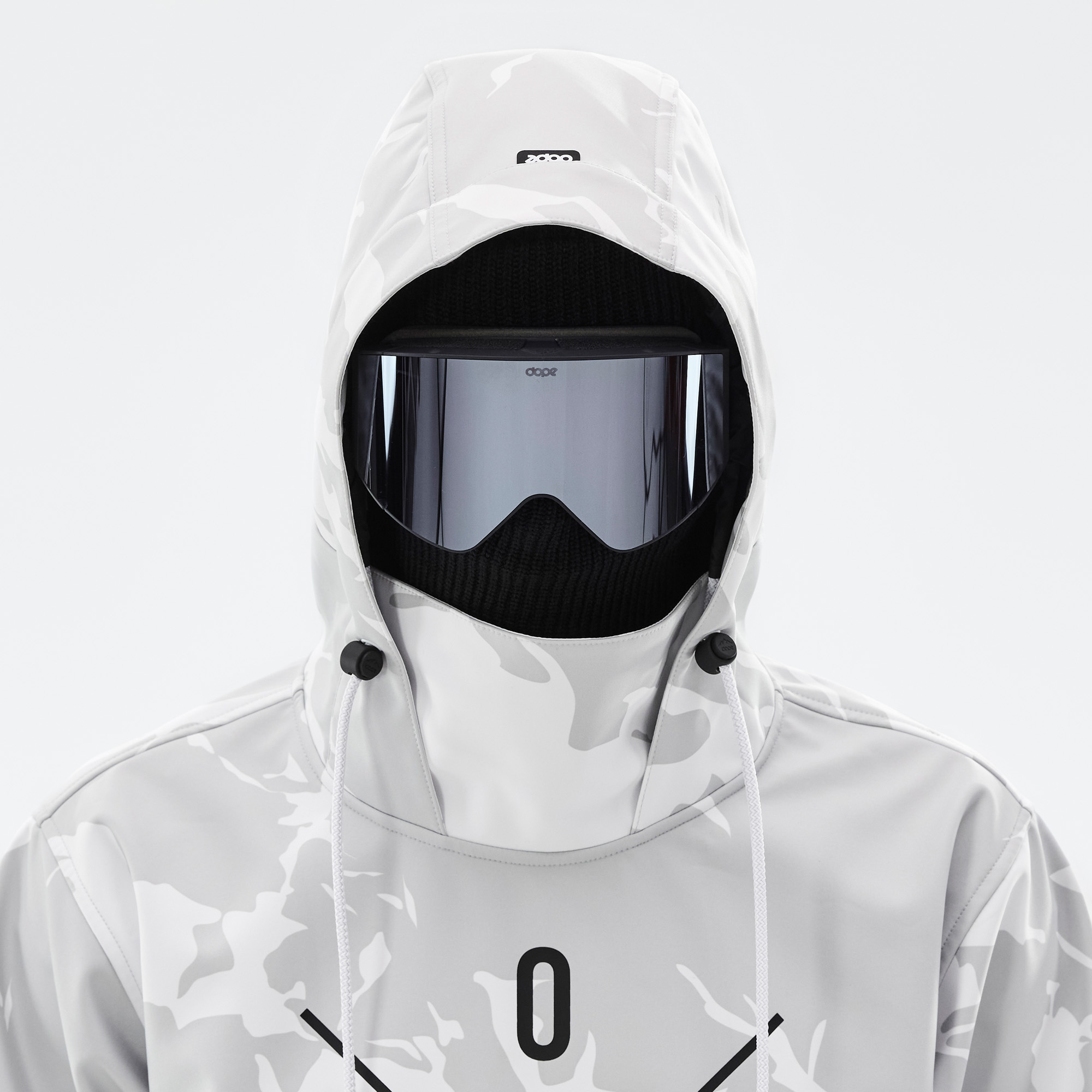 Dope Yeti Men's Snowboard Jacket 2X-Up Grey Camo | Dopesnow.com