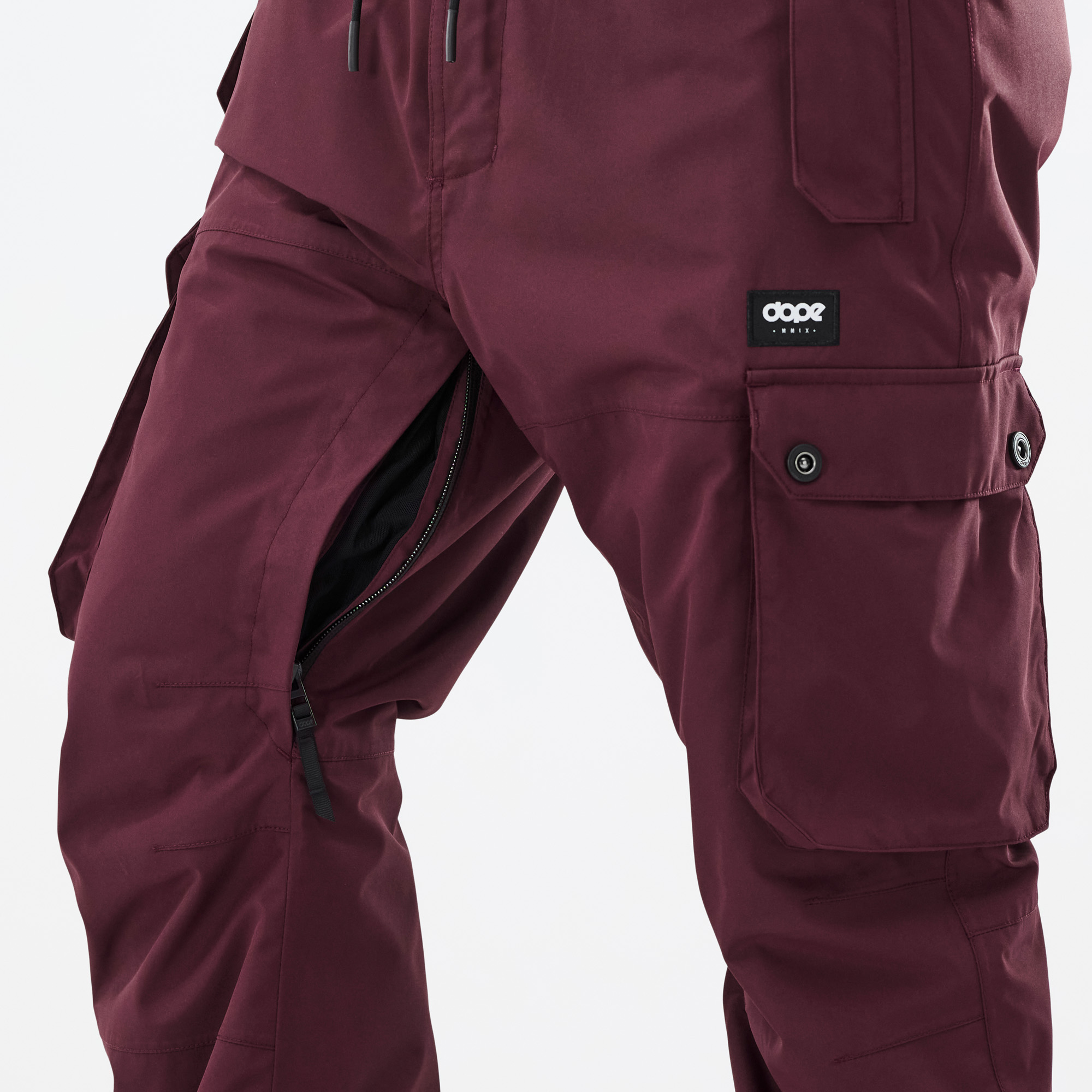Dope Iconic Men's Snowboard Pants Don Burgundy | Dopesnow.com