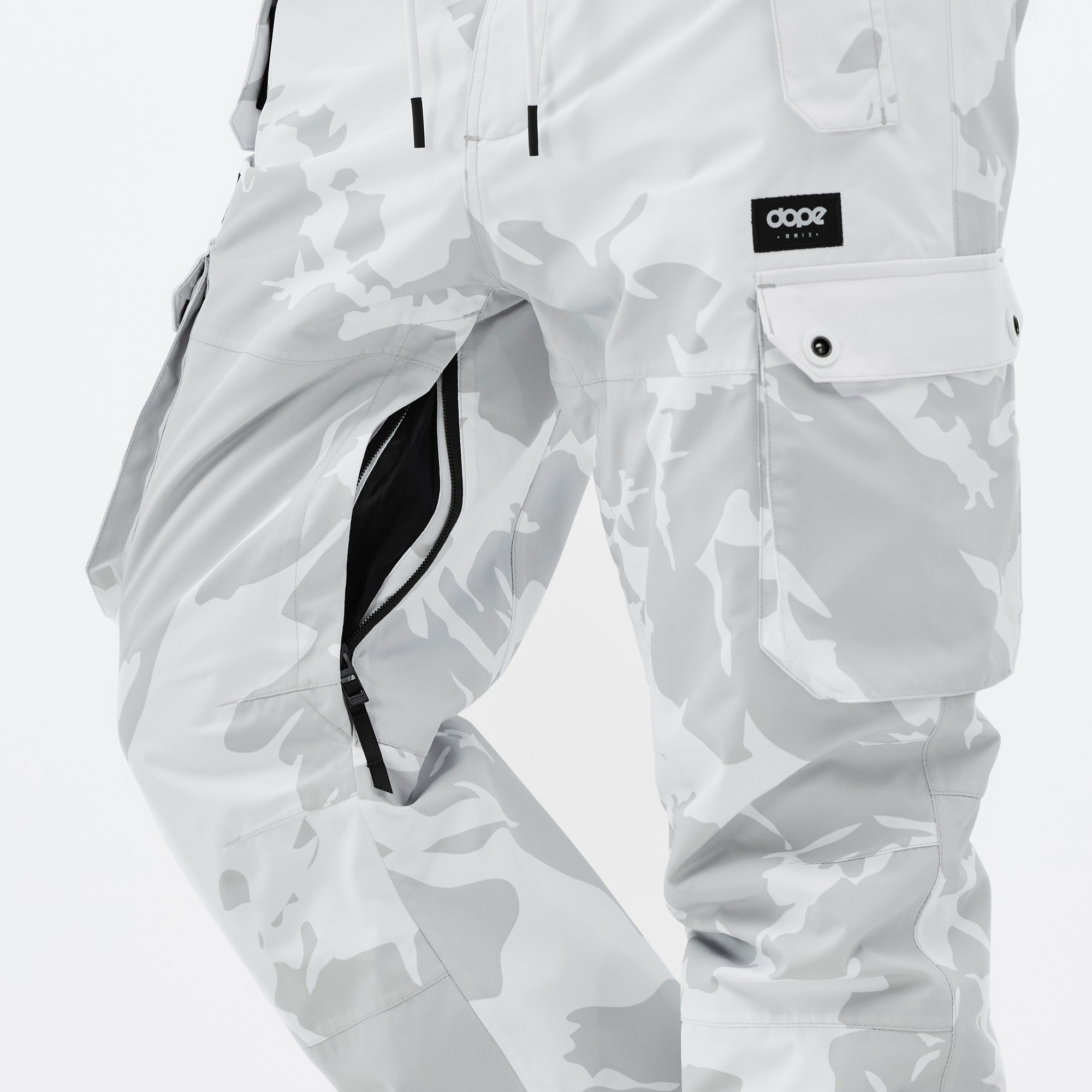 Dope Iconic W Skibukse Dame Grey Camo - Grå | Ridestore.no