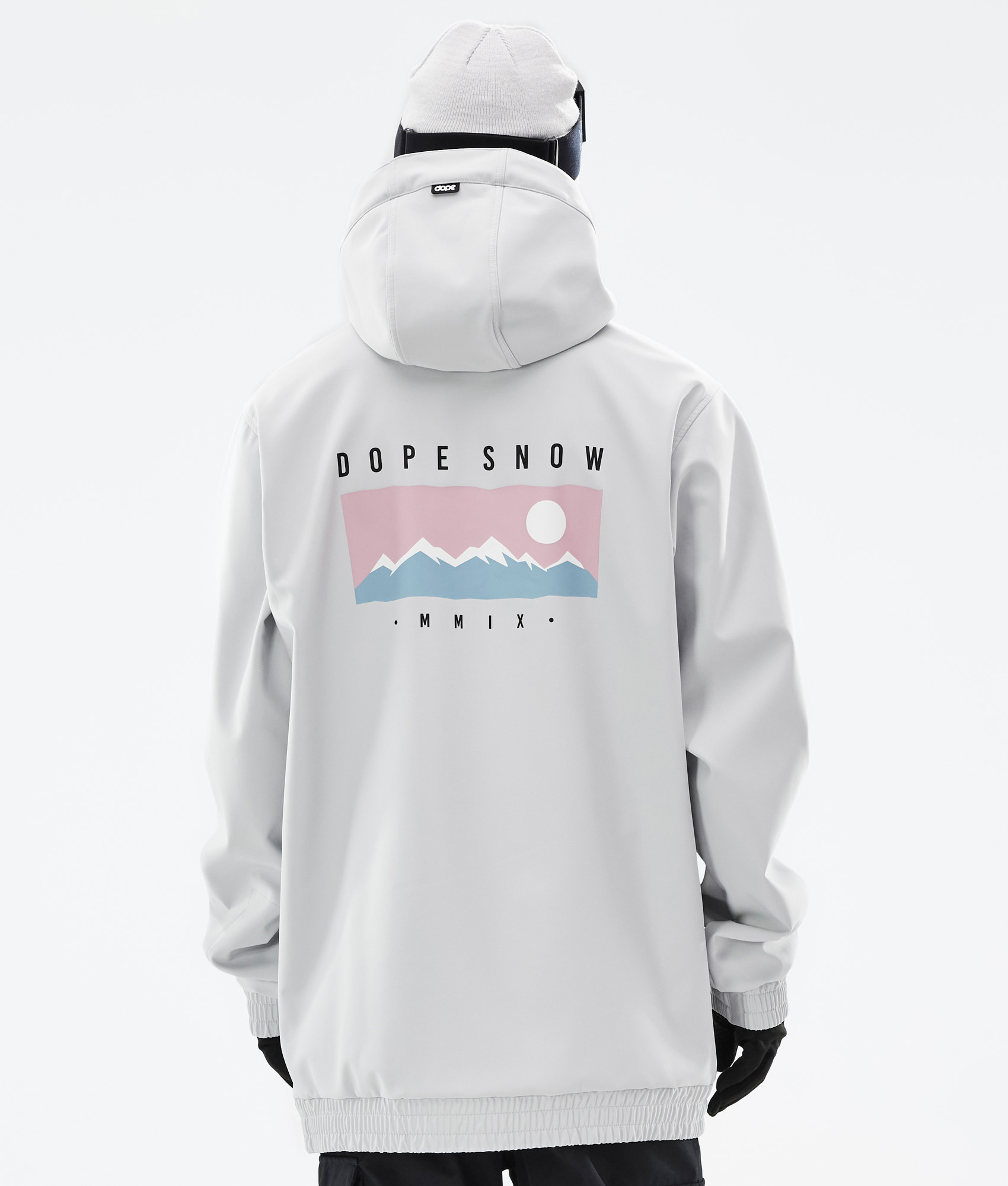 Dope Yeti Men's Ski Jacket Range Light Grey | Dopesnow.com