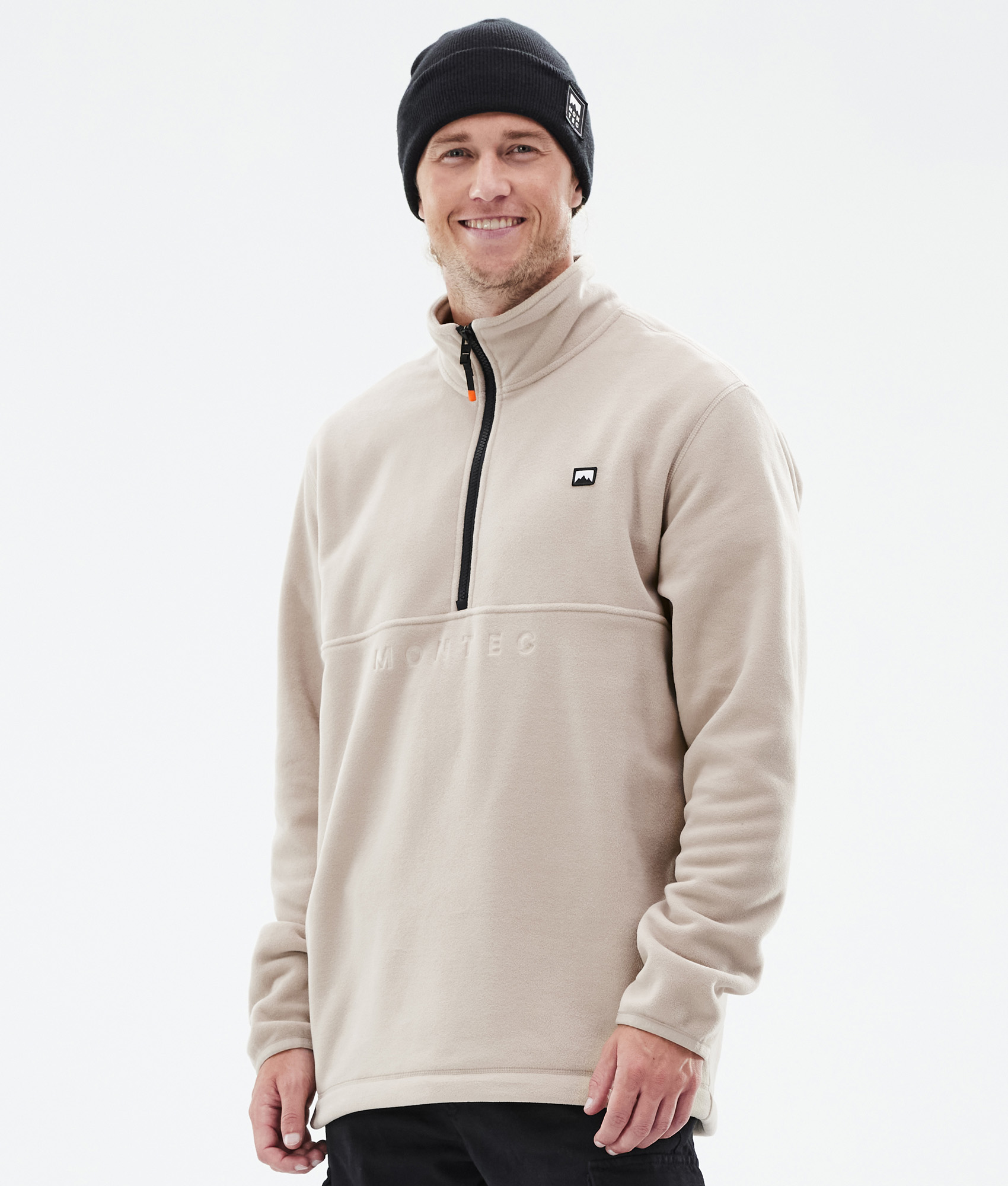 Montec Echo Fleece Sweater Men Sand | Montecwear.com